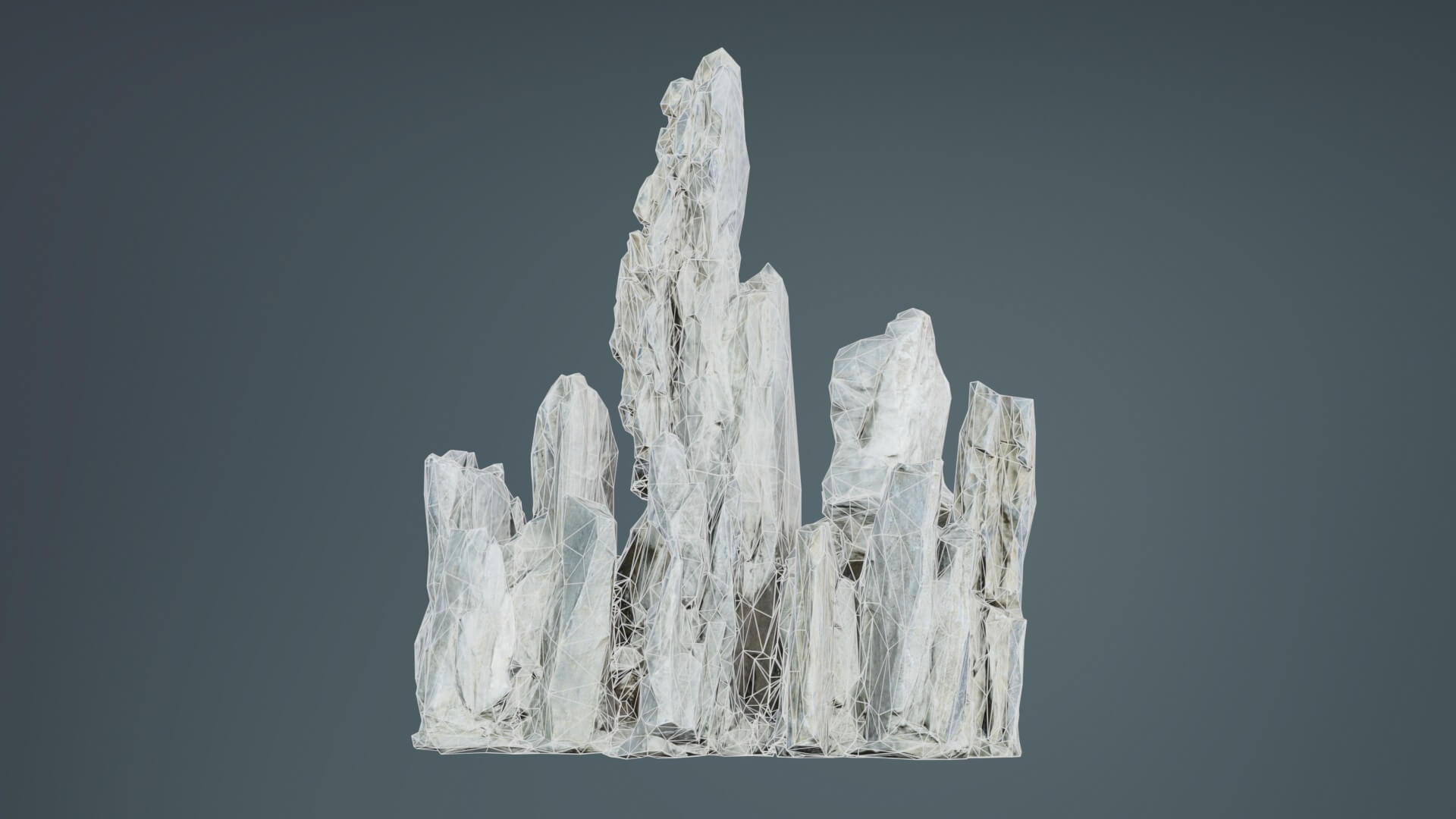 Pointy Rock 2 - 3D Model by Polygonal Miniatures