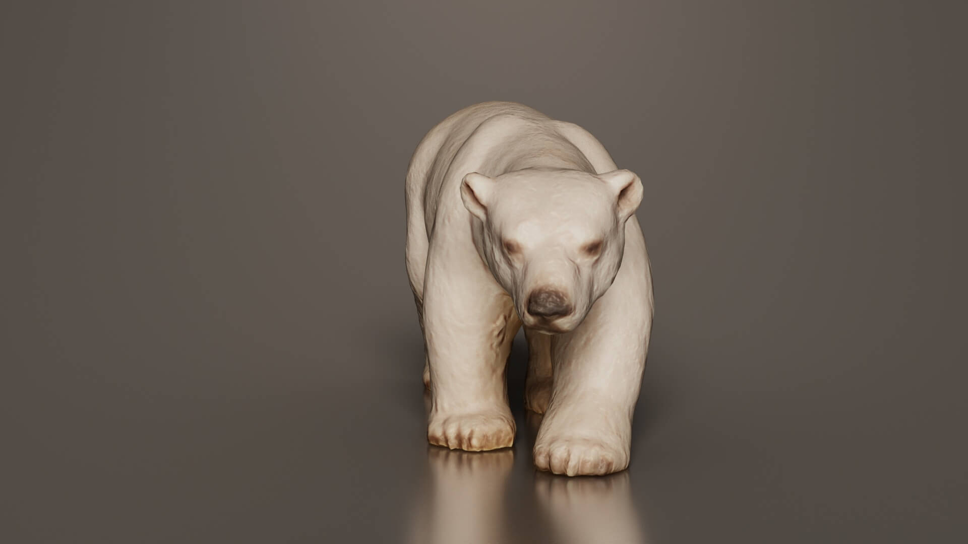 Polar Bear - 3D Model by Polygonal Miniatures