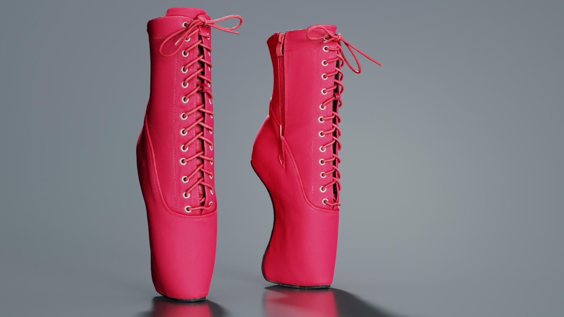 Pony Ballet Boots - 3D Model by Polygonal Miniatures
