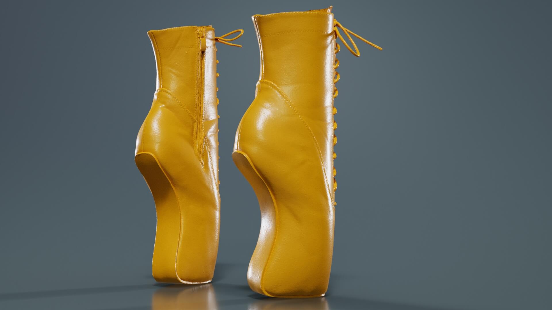 Pony Ballet Boots - 3D Model by Polygonal Miniatures