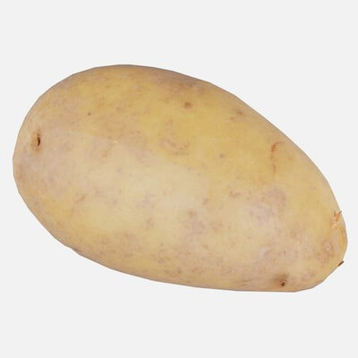 Potato 1 - 3D Model by Polygonal Miniatures