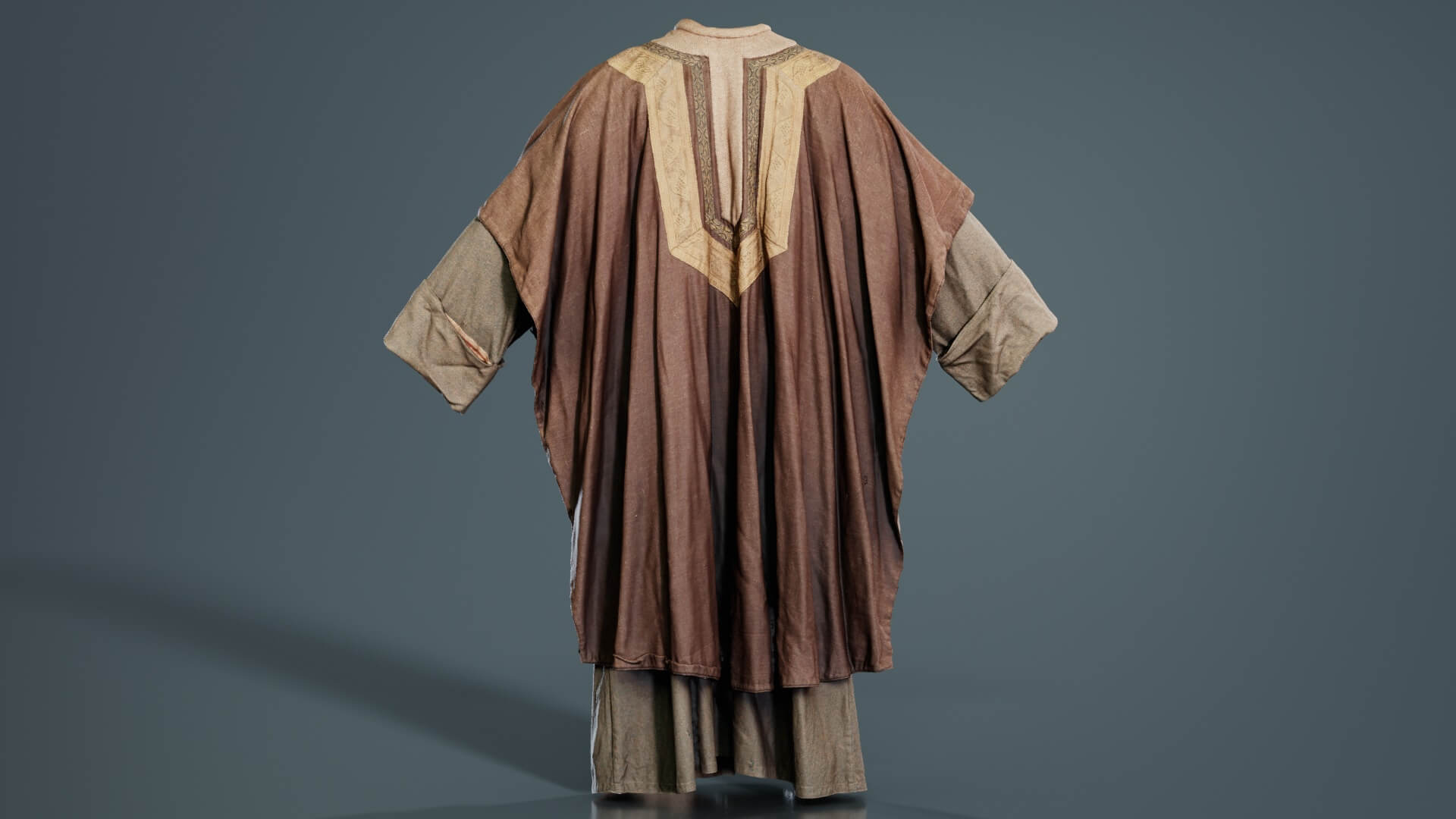Priest Cape - 3D Model by Polygonal Miniatures