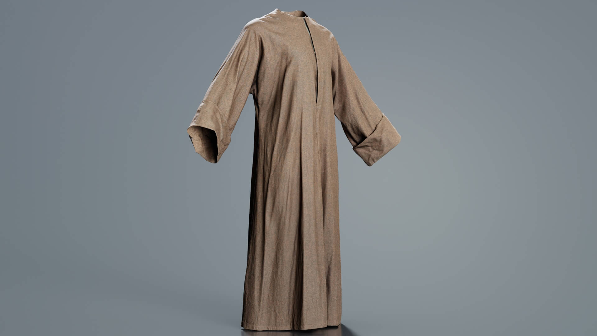 Priest Robe - 3D Model by Polygonal Miniatures