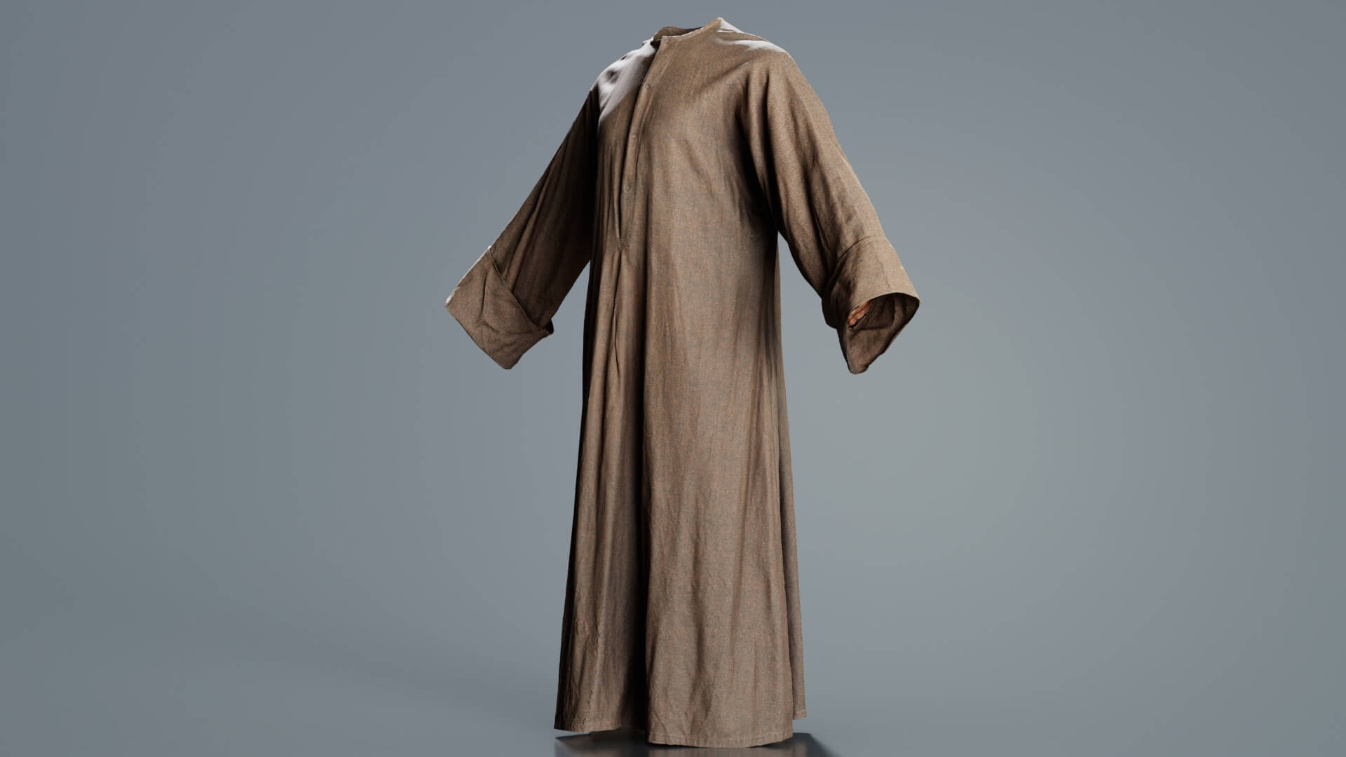 Priest Robe - 3D Model by Polygonal Miniatures