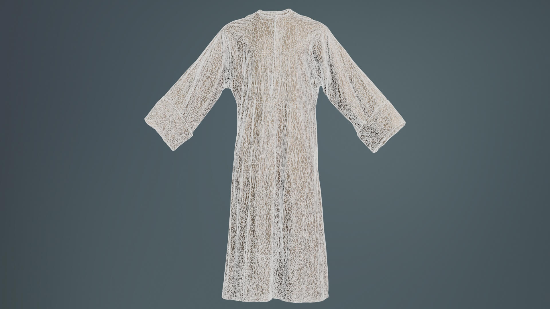 Priest Robe - 3D Model by Polygonal Miniatures