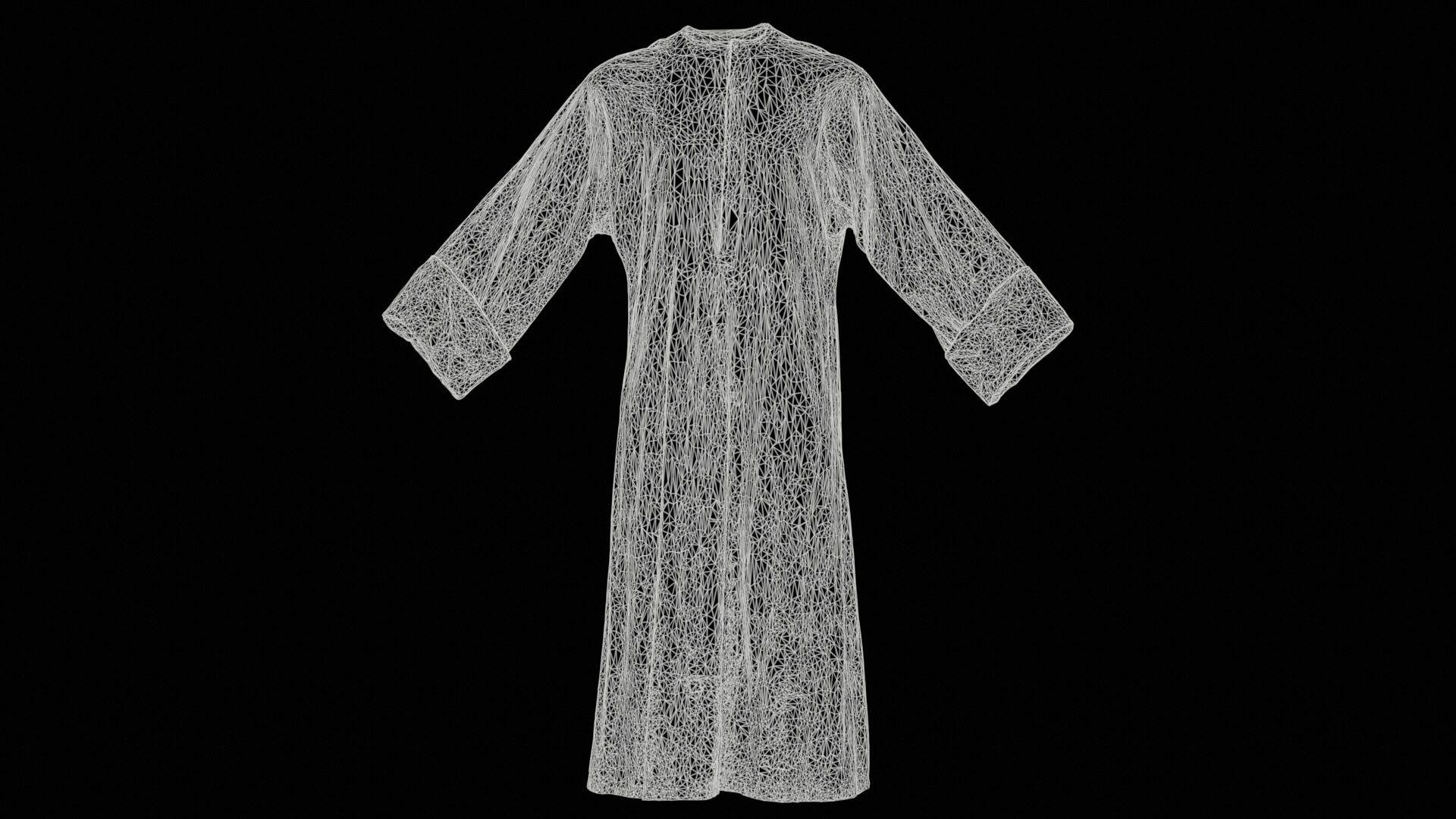 Priest Robe - 3D Model by Polygonal Miniatures