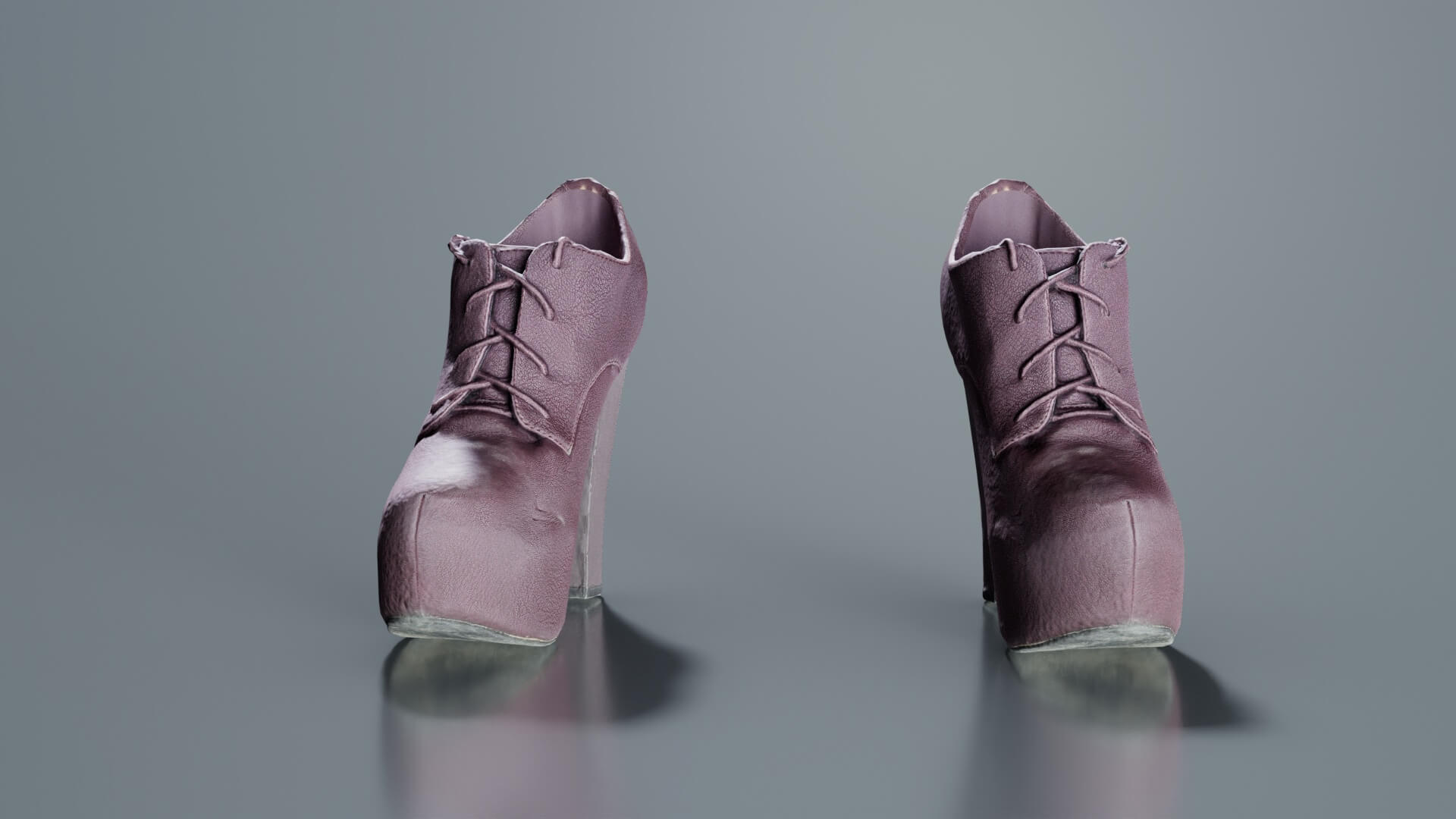 Purple Boot - 3D Model by Polygonal Miniatures