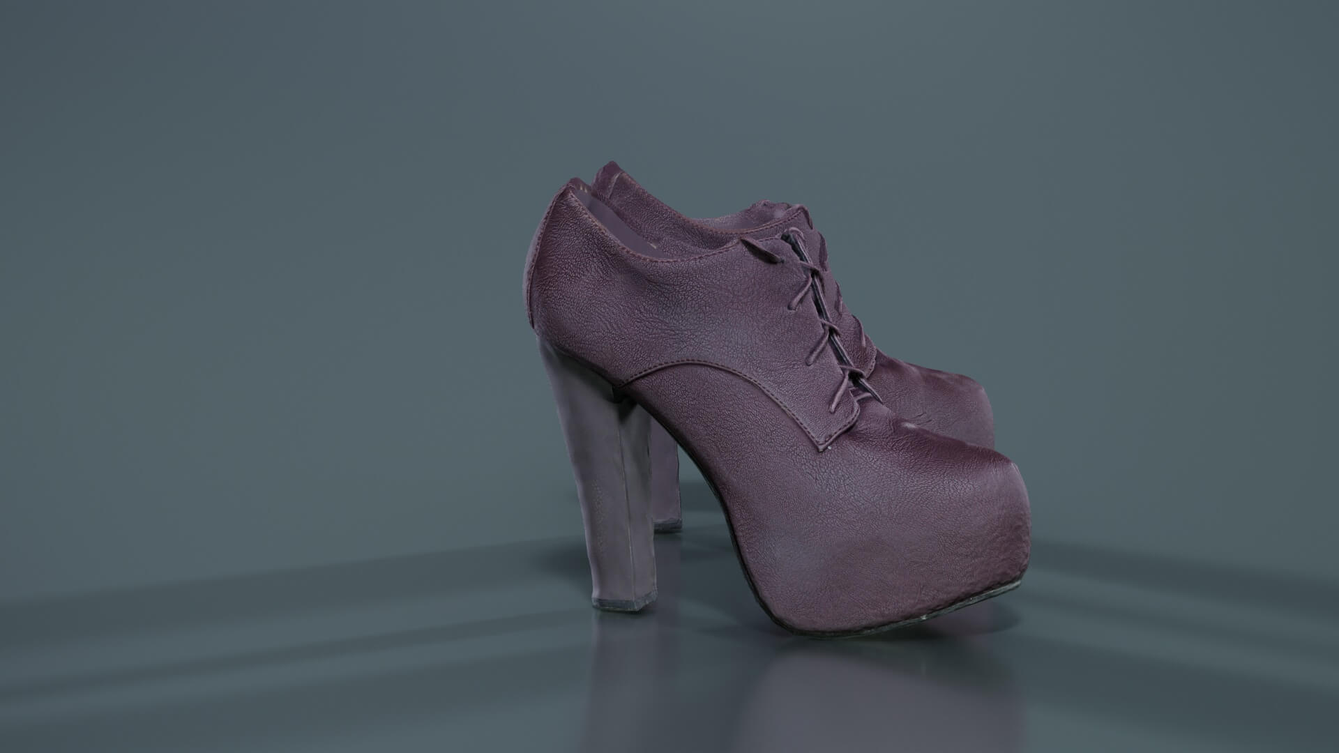 Purple Boot - 3D Model by Polygonal Miniatures