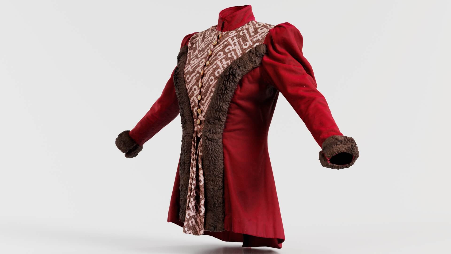 Queen Jacket - 3D Model by Polygonal Miniatures