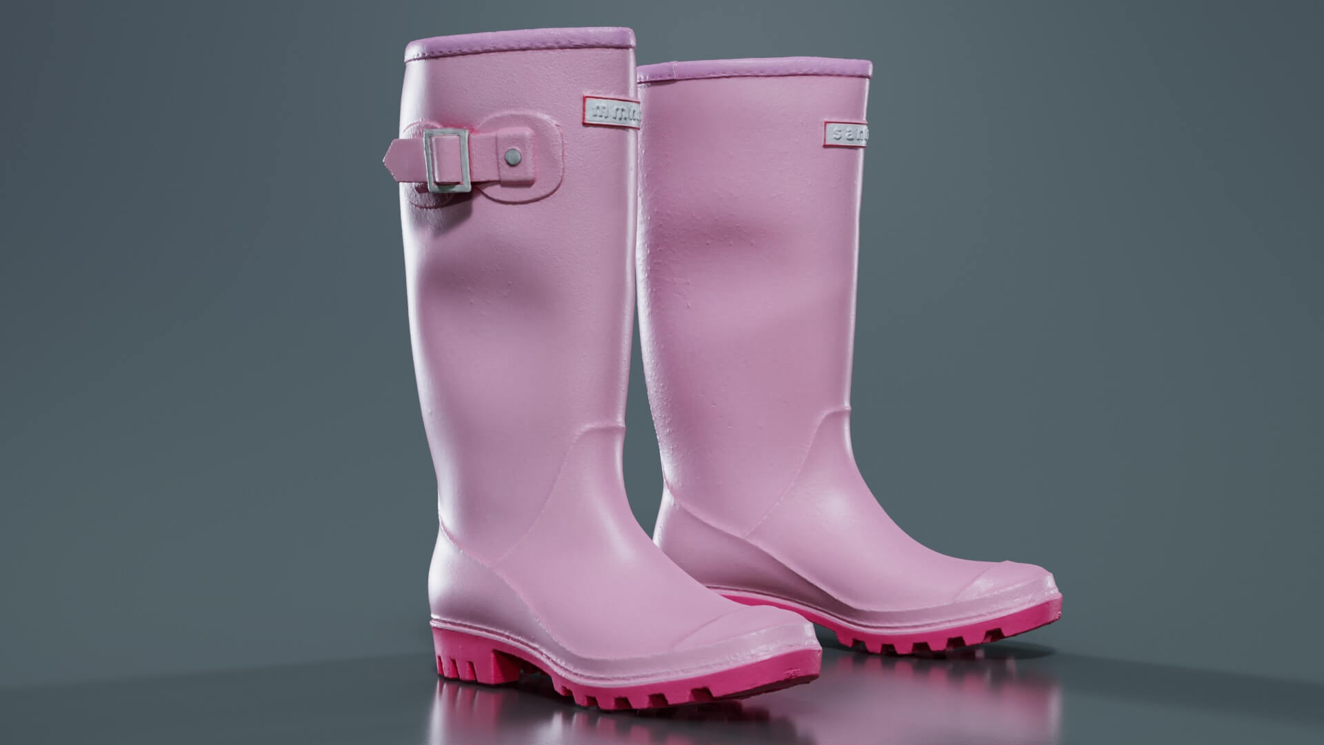Rain Boots - 3D Model by Polygonal Miniatures