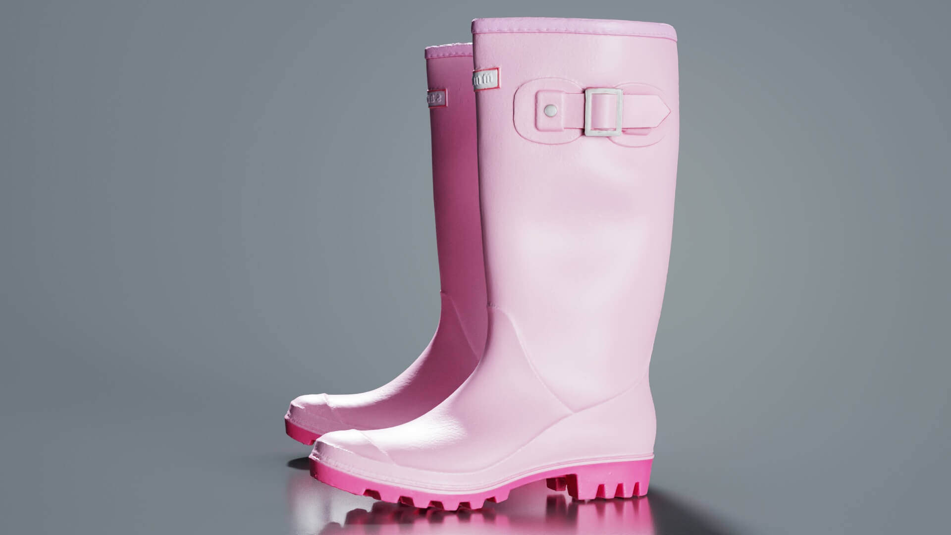 Rain Boots - 3D Model by Polygonal Miniatures