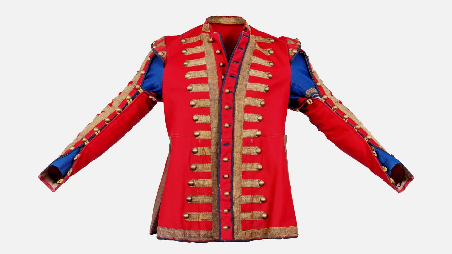 Red Stud Jacket - 3D Model by Polygonal Miniatures