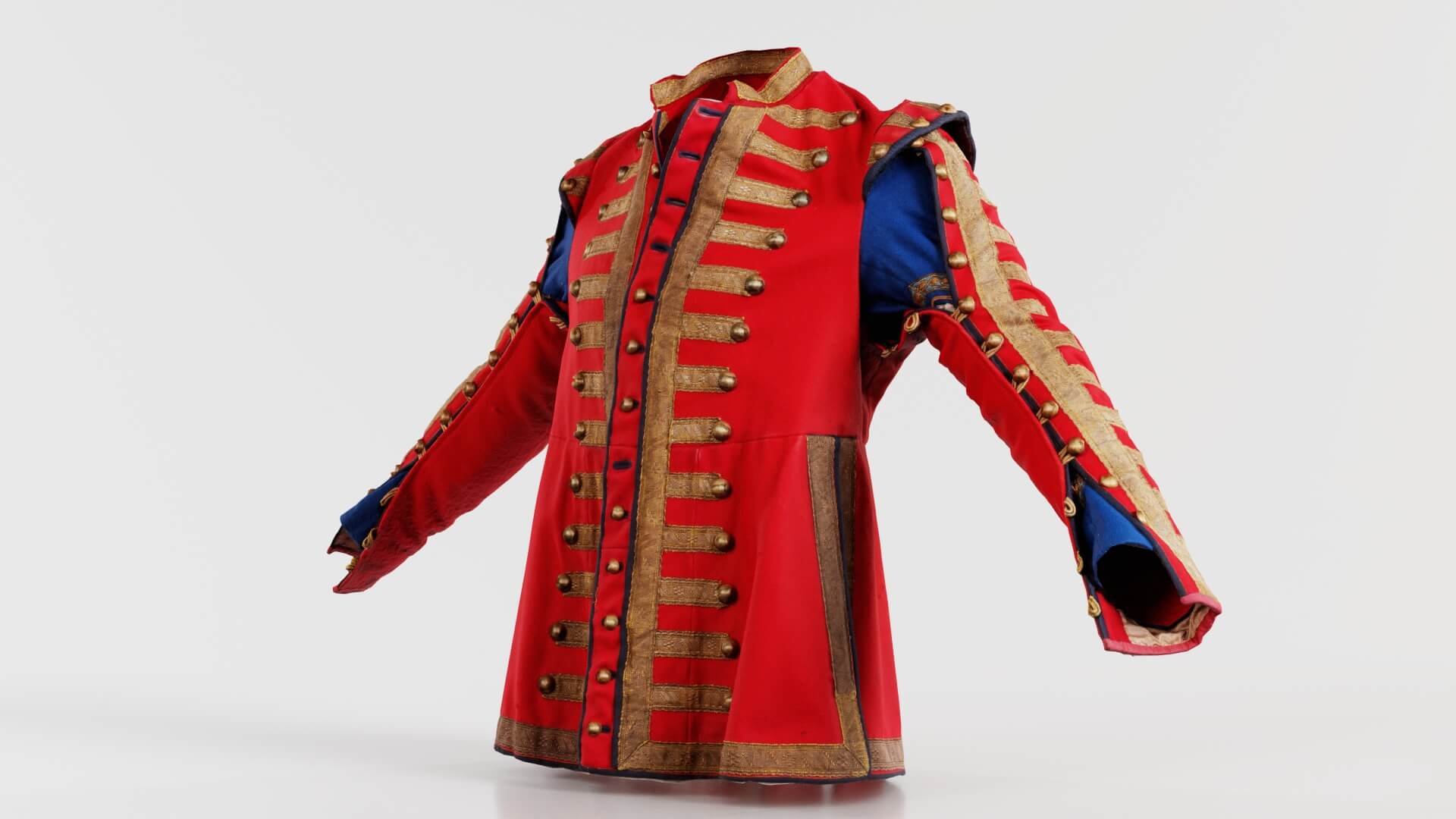 Red Stud Jacket - 3D Model by Polygonal Miniatures