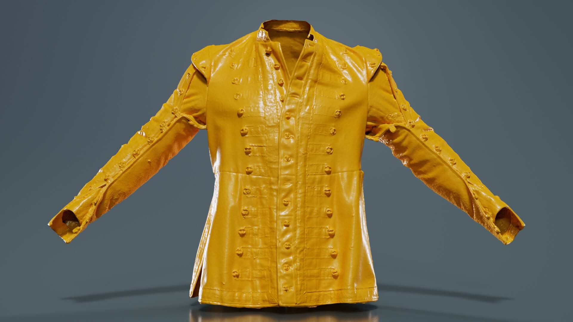 Red Stud Jacket - 3D Model by Polygonal Miniatures