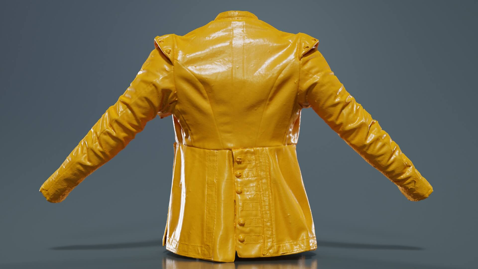 Red Stud Jacket - 3D Model by Polygonal Miniatures