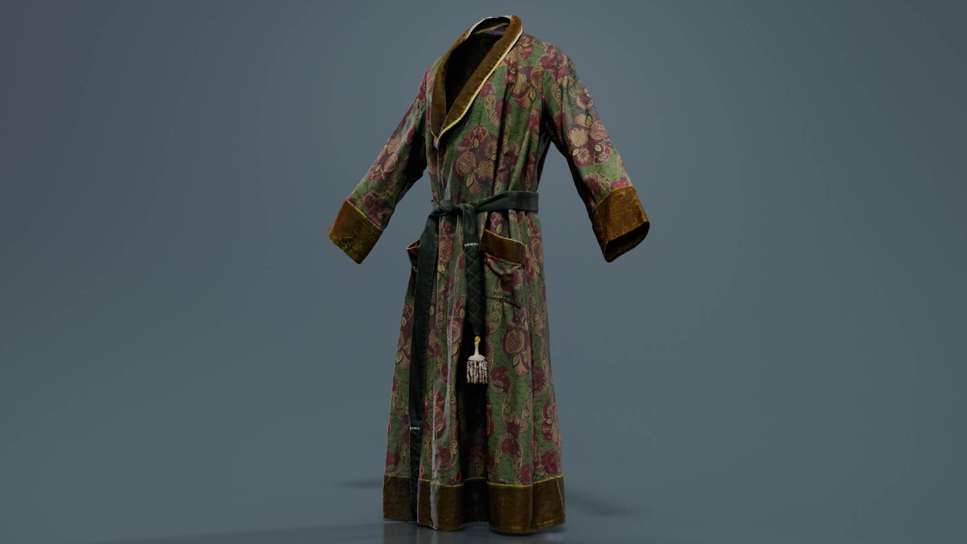 Robe Historic Detailed Closed - 3D Model by Polygonal Miniatures