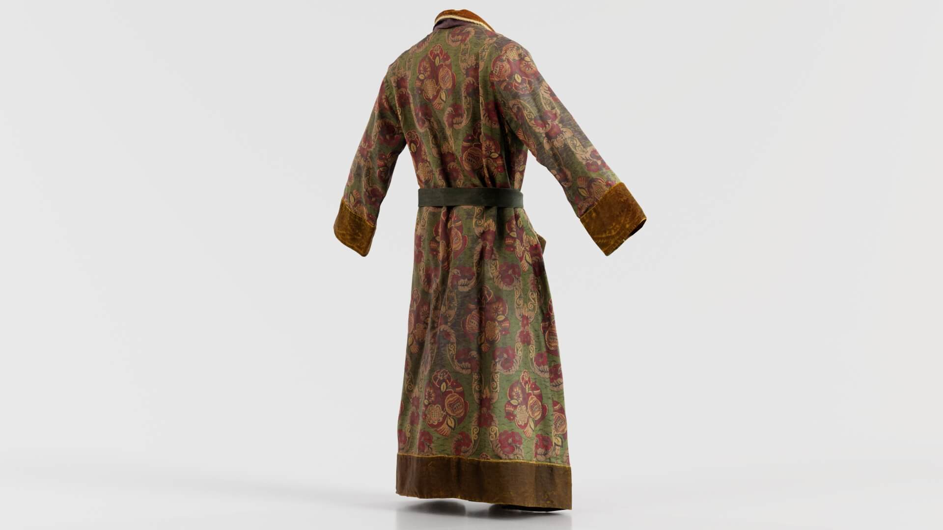 Robe Historic Detailed Closed - 3D Model by Polygonal Miniatures