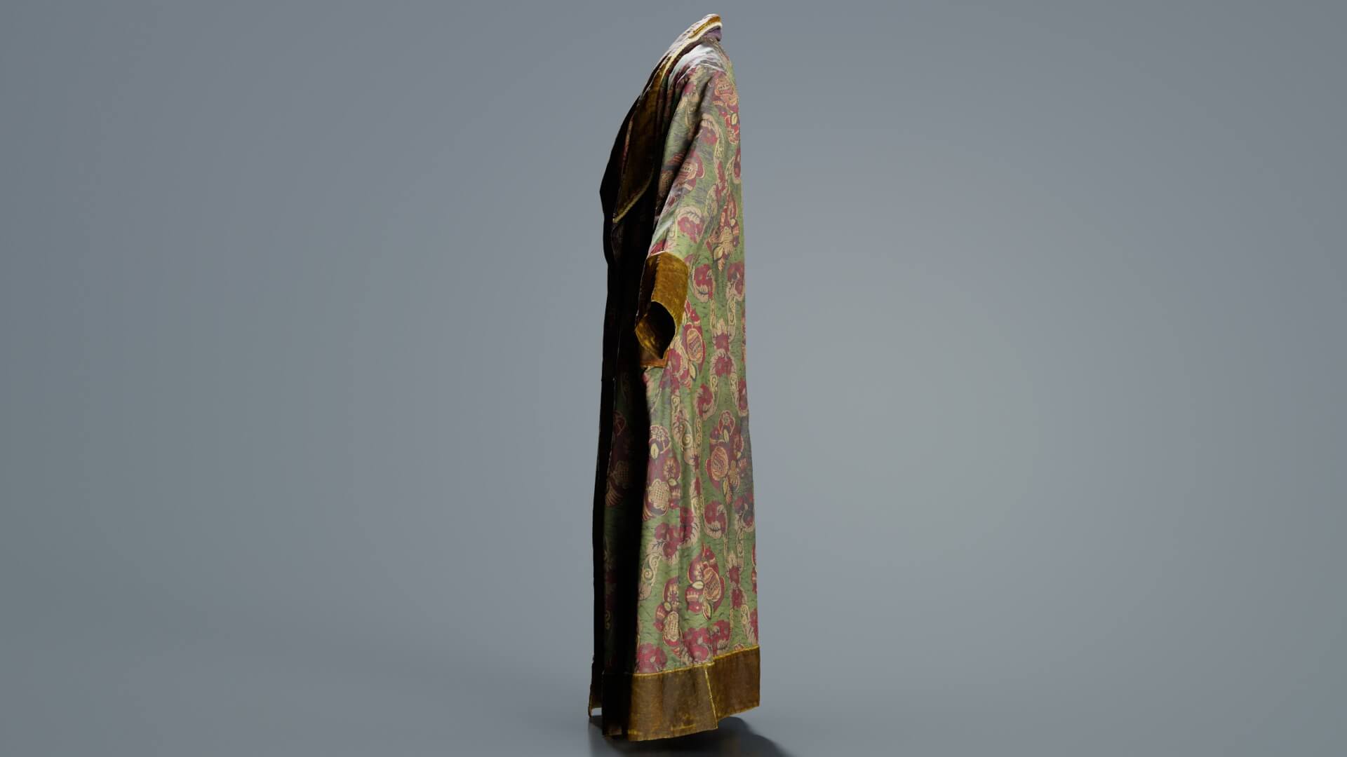 Robe Historic Detailed Open - 3D Model by Polygonal Miniatures
