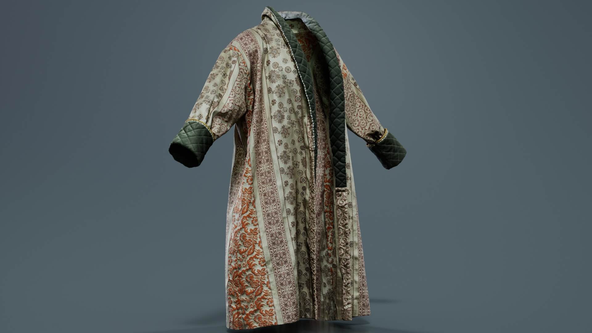 Robe Retro Detailed - 3D Model by Polygonal Miniatures