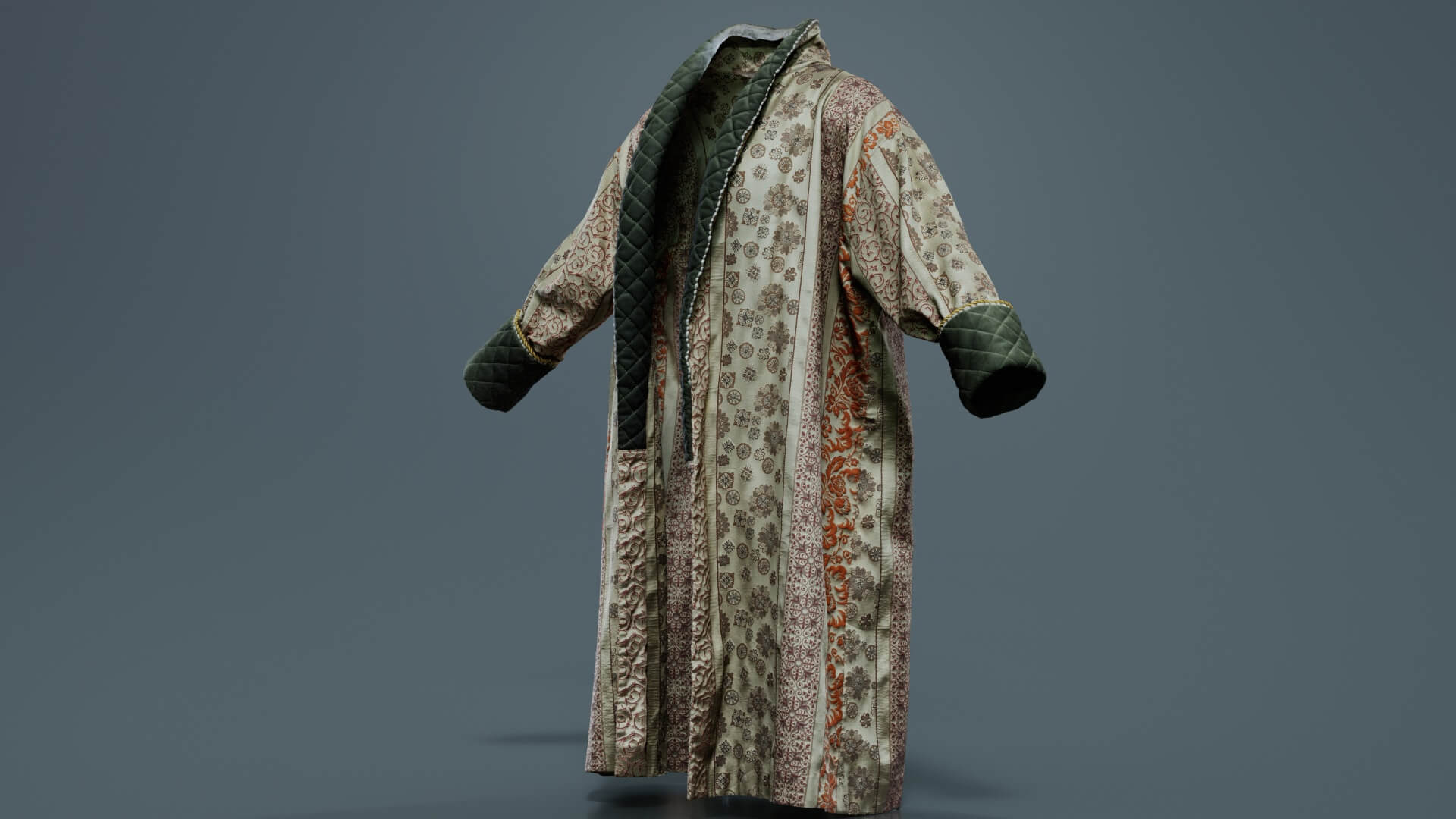 Robe Retro Detailed - 3D Model by Polygonal Miniatures