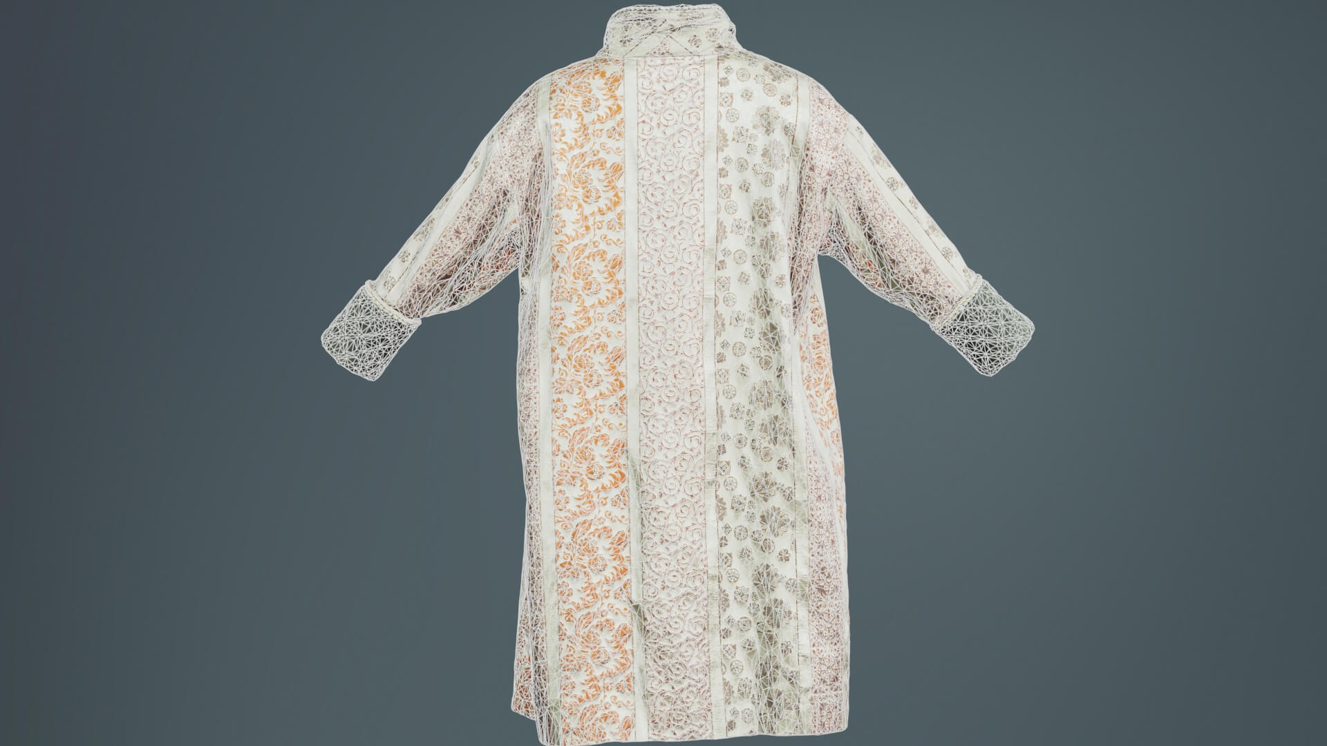 Robe Retro Detailed - 3D Model by Polygonal Miniatures