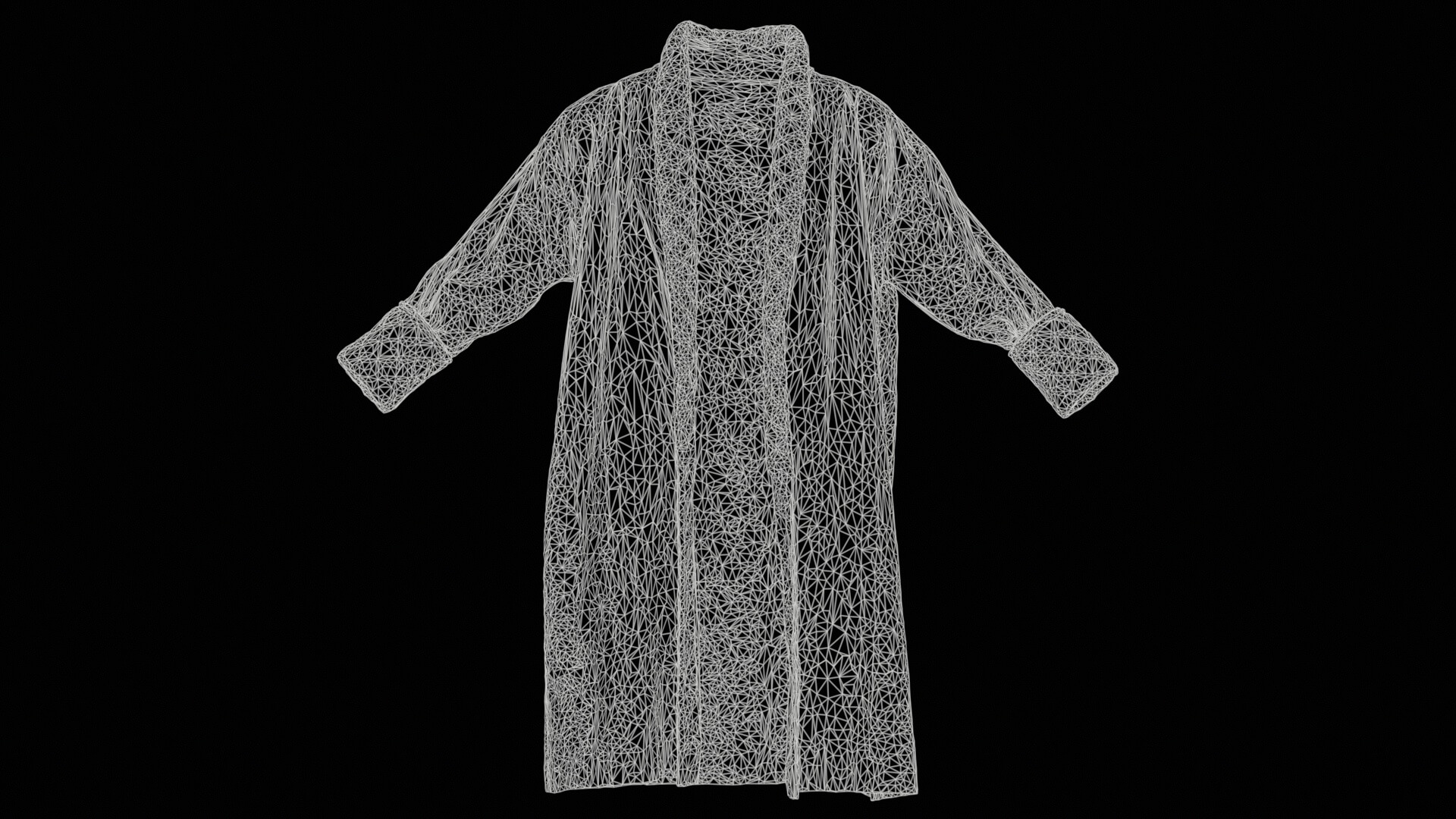 Robe Retro Detailed - 3D Model by Polygonal Miniatures