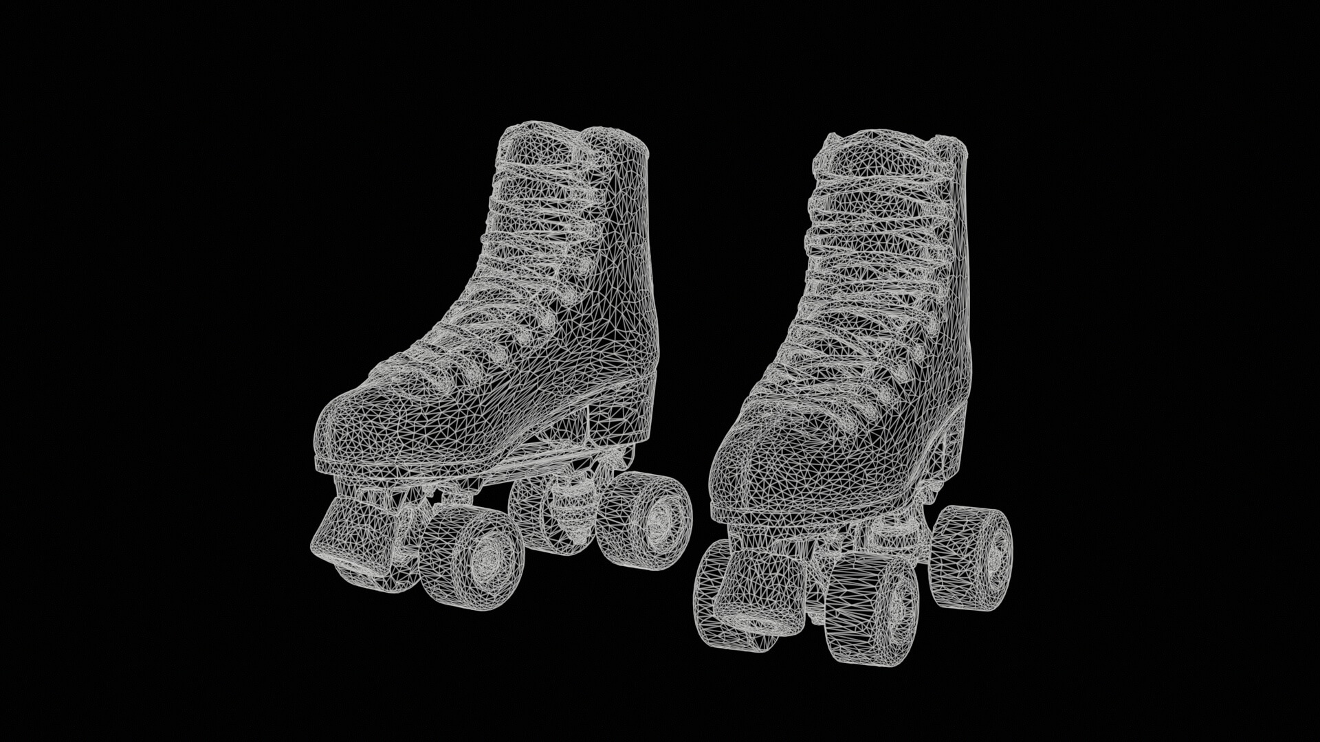 Roller Blades - 3D Model by Polygonal Miniatures
