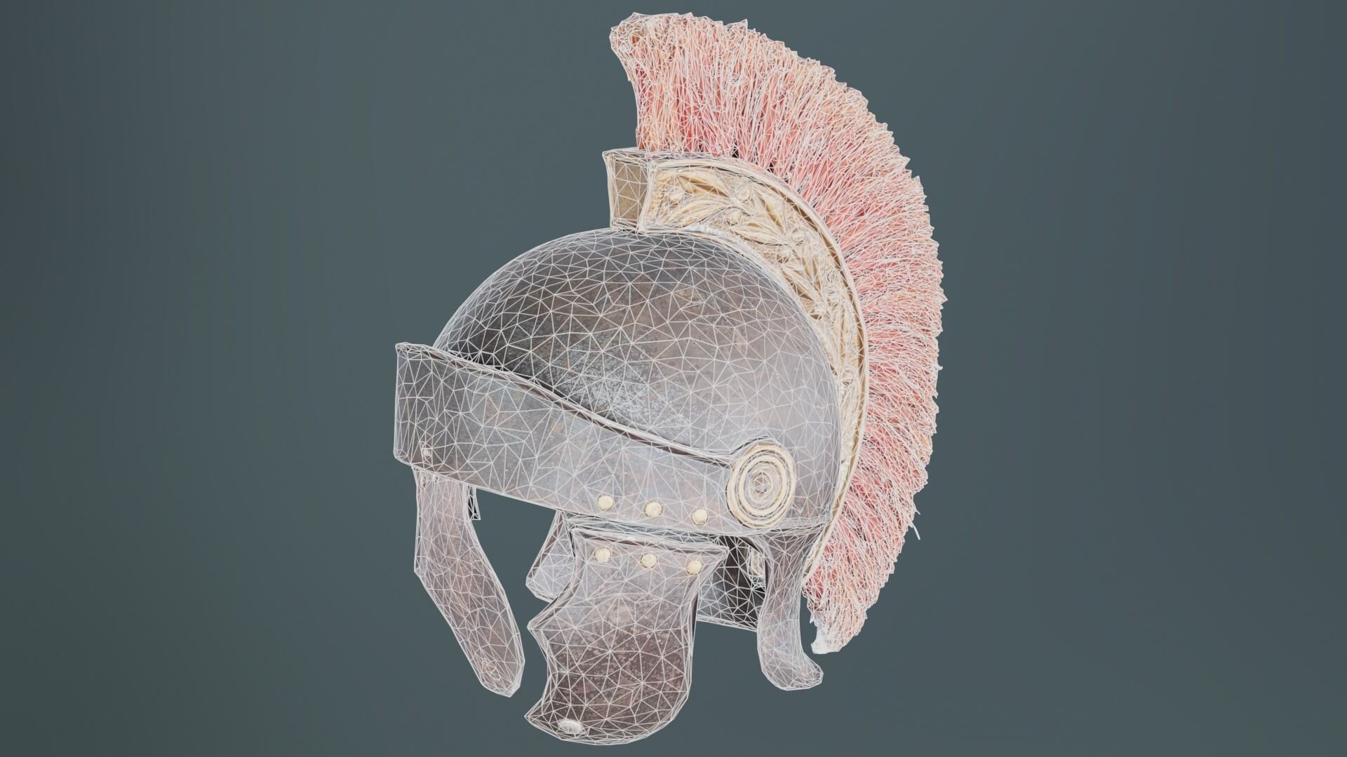 Roman Helmet - 3D Model by Polygonal Miniatures