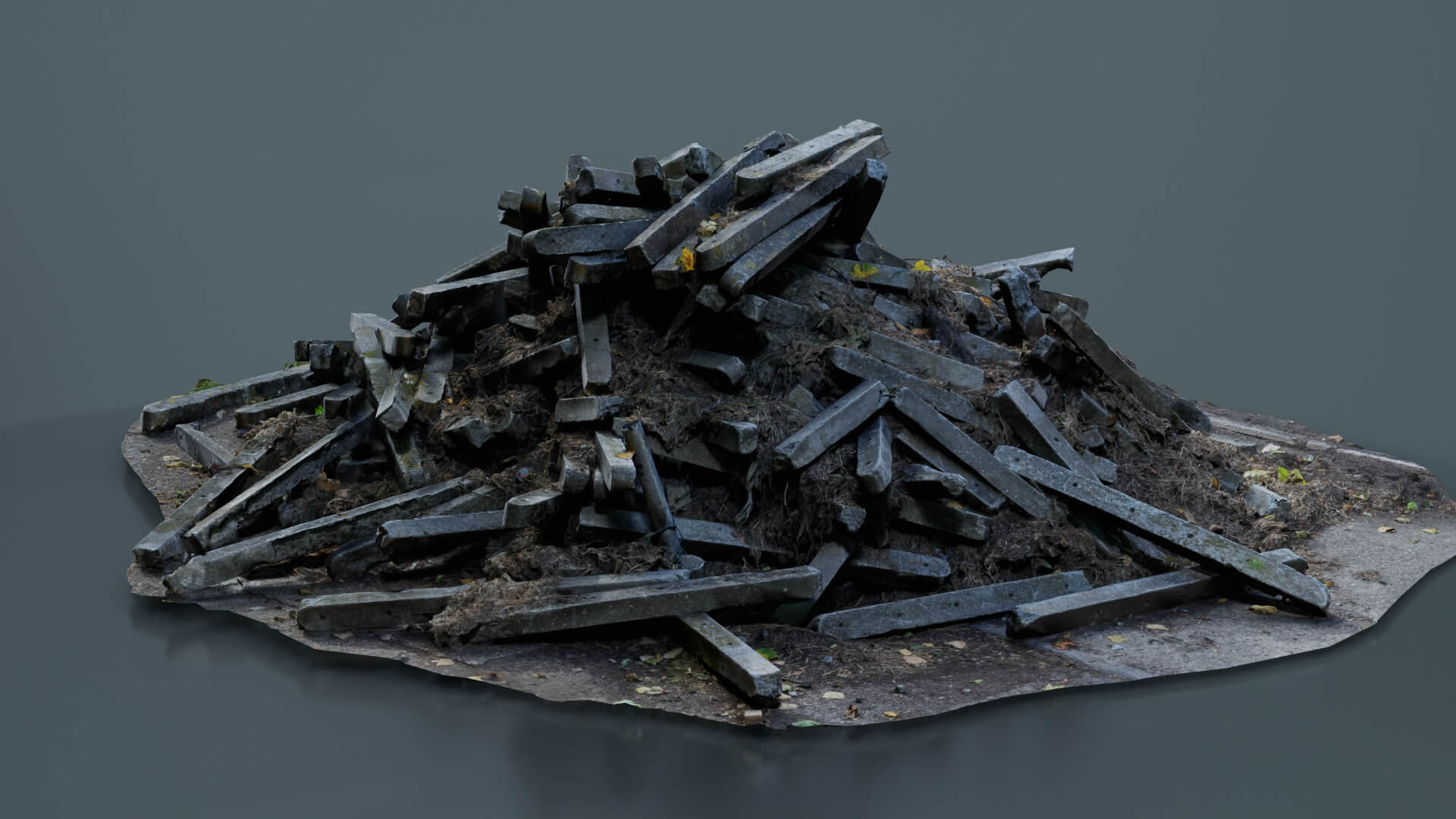Rubble 01 - 3D Model by Polygonal Miniatures