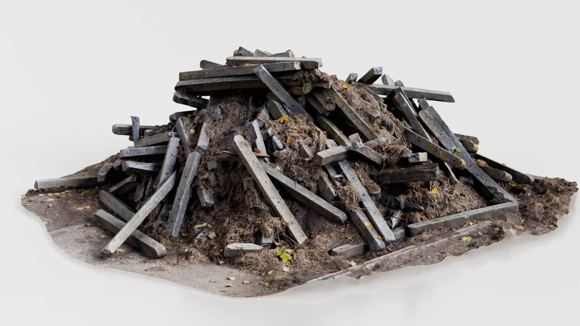 Rubble 01 - 3D Model by Polygonal Miniatures