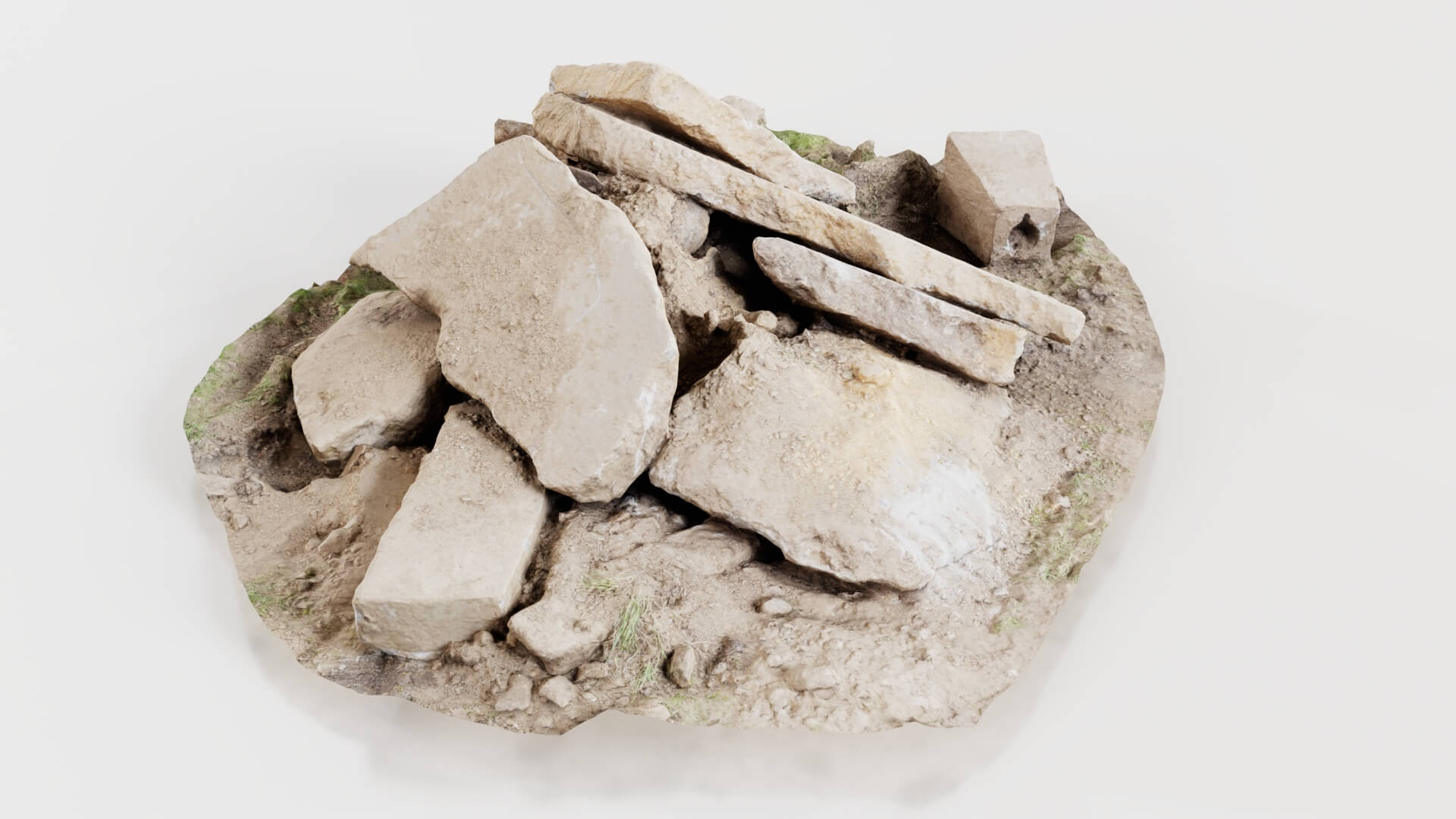Rubble 06 - 3D Model by Polygonal Miniatures