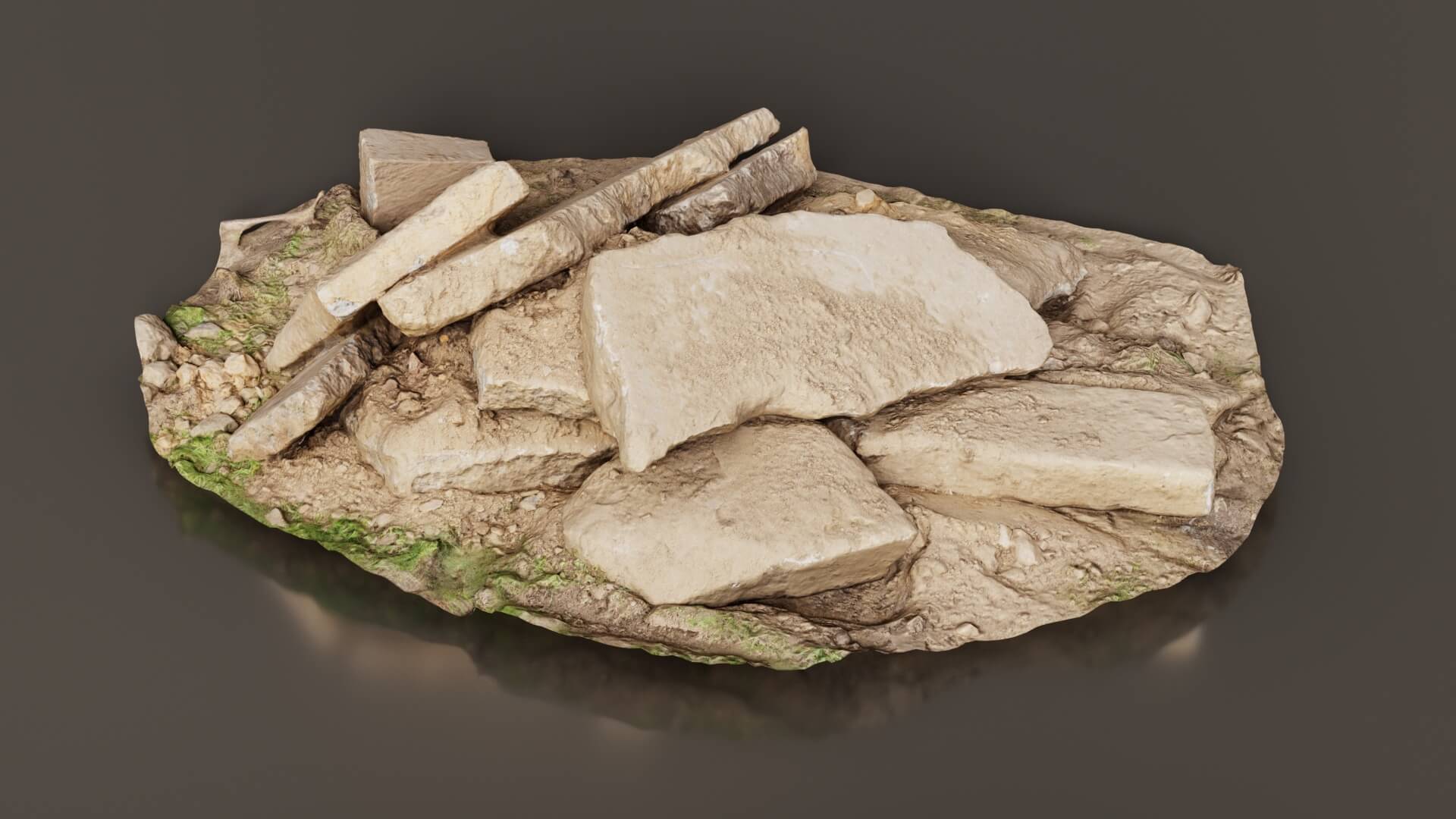 Rubble 06 - 3D Model by Polygonal Miniatures