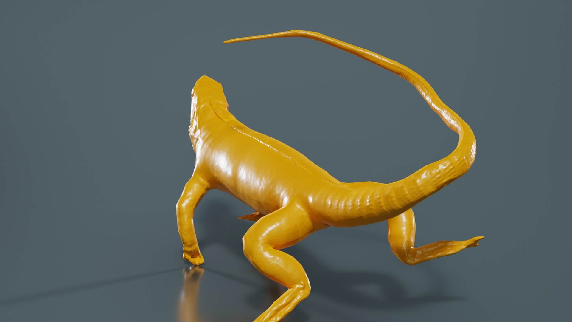 Large Salamander - 3D Model by Polygonal Miniatures