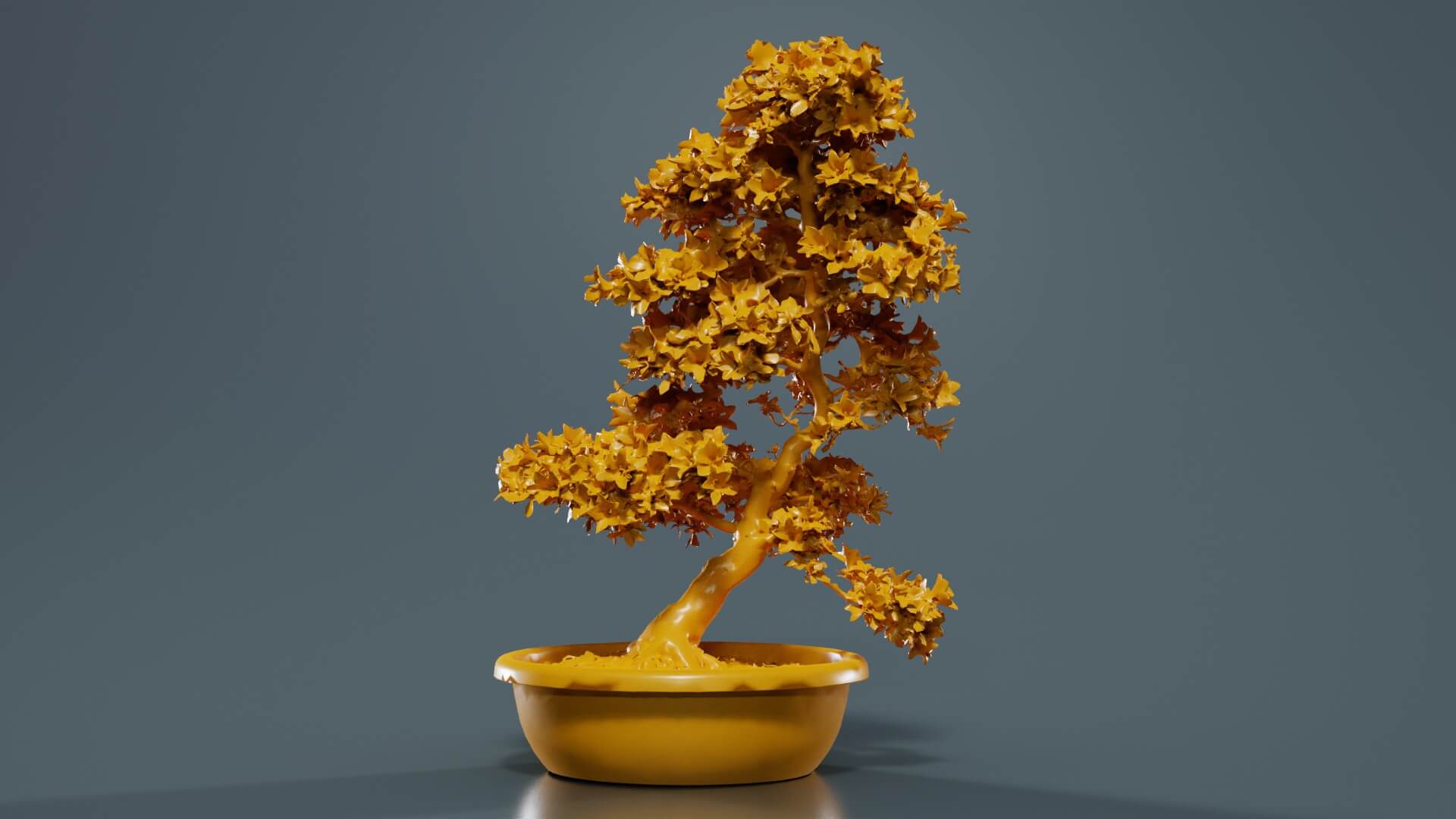 Satsuki Azalea Shakan Rhododendron Indicum Bonsai Tree - 3D Model by ...