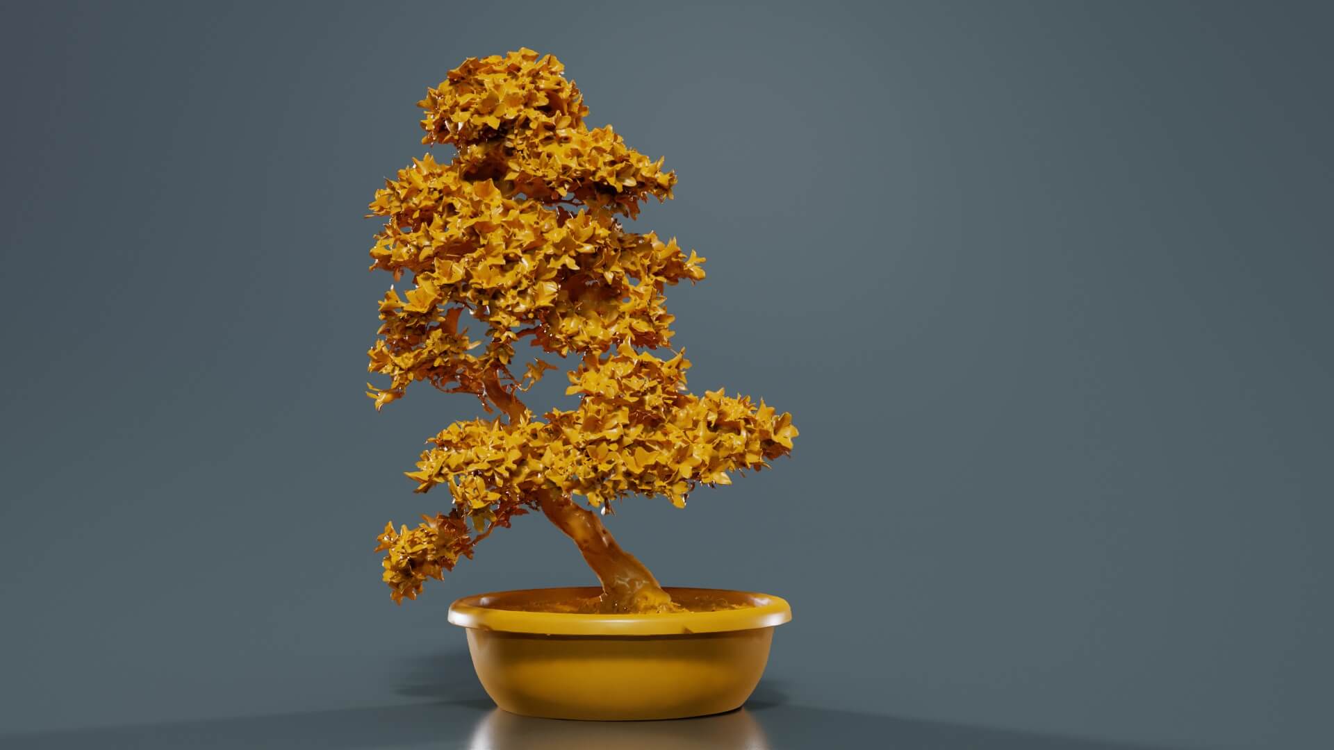 Satsuki Azalea Shakan Rhododendron Indicum Bonsai Tree - 3D Model by ...