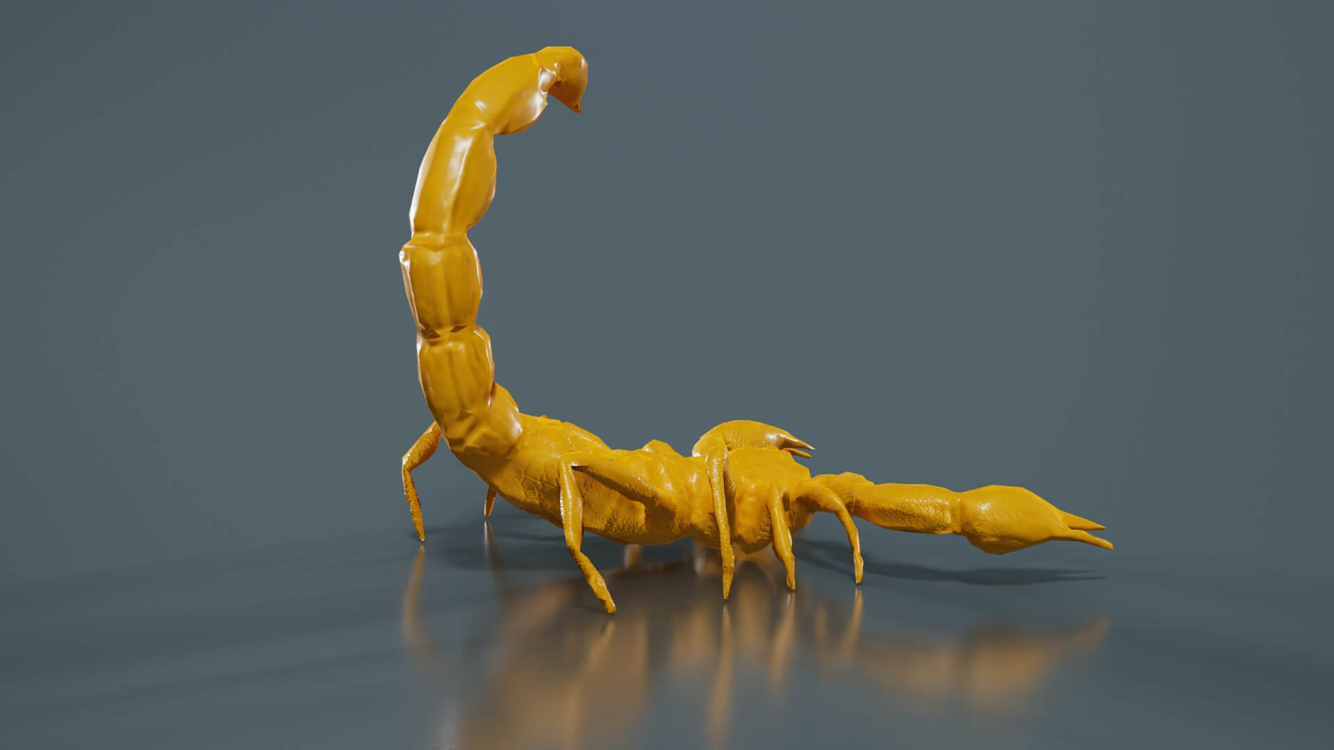 Scorpio Maurus Palmatus Scorpion - 3D Model by Polygonal Miniatures