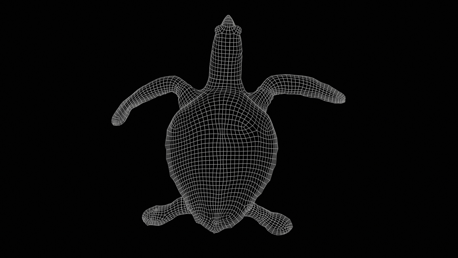 Large Sea Turtle - 3D Model by Polygonal Miniatures