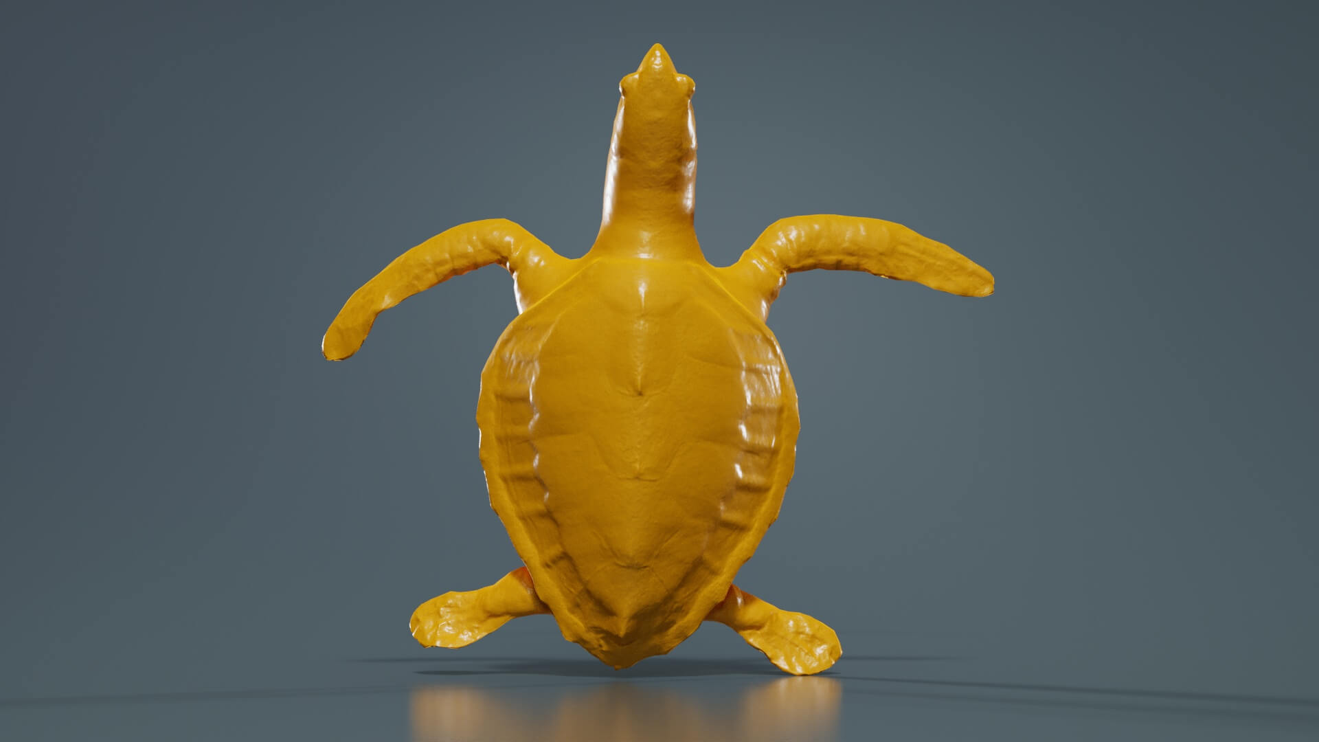 Large Sea Turtle - 3D Model by Polygonal Miniatures
