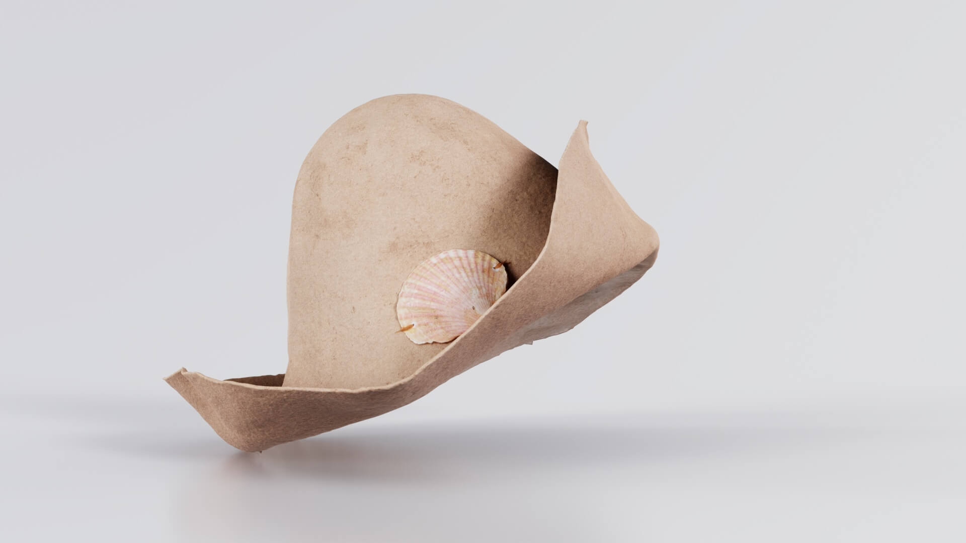 Shell Hat - 3D Model by Polygonal Miniatures
