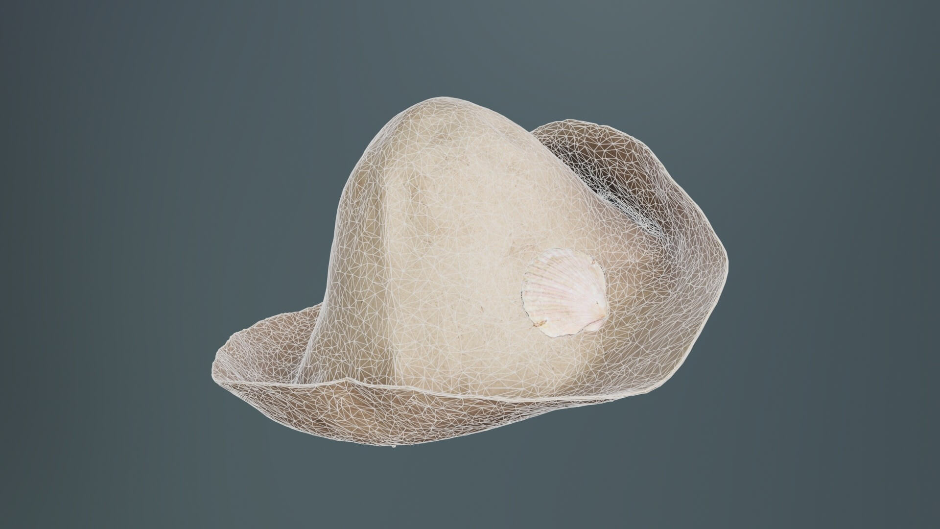 Shell Hat - 3D Model by Polygonal Miniatures
