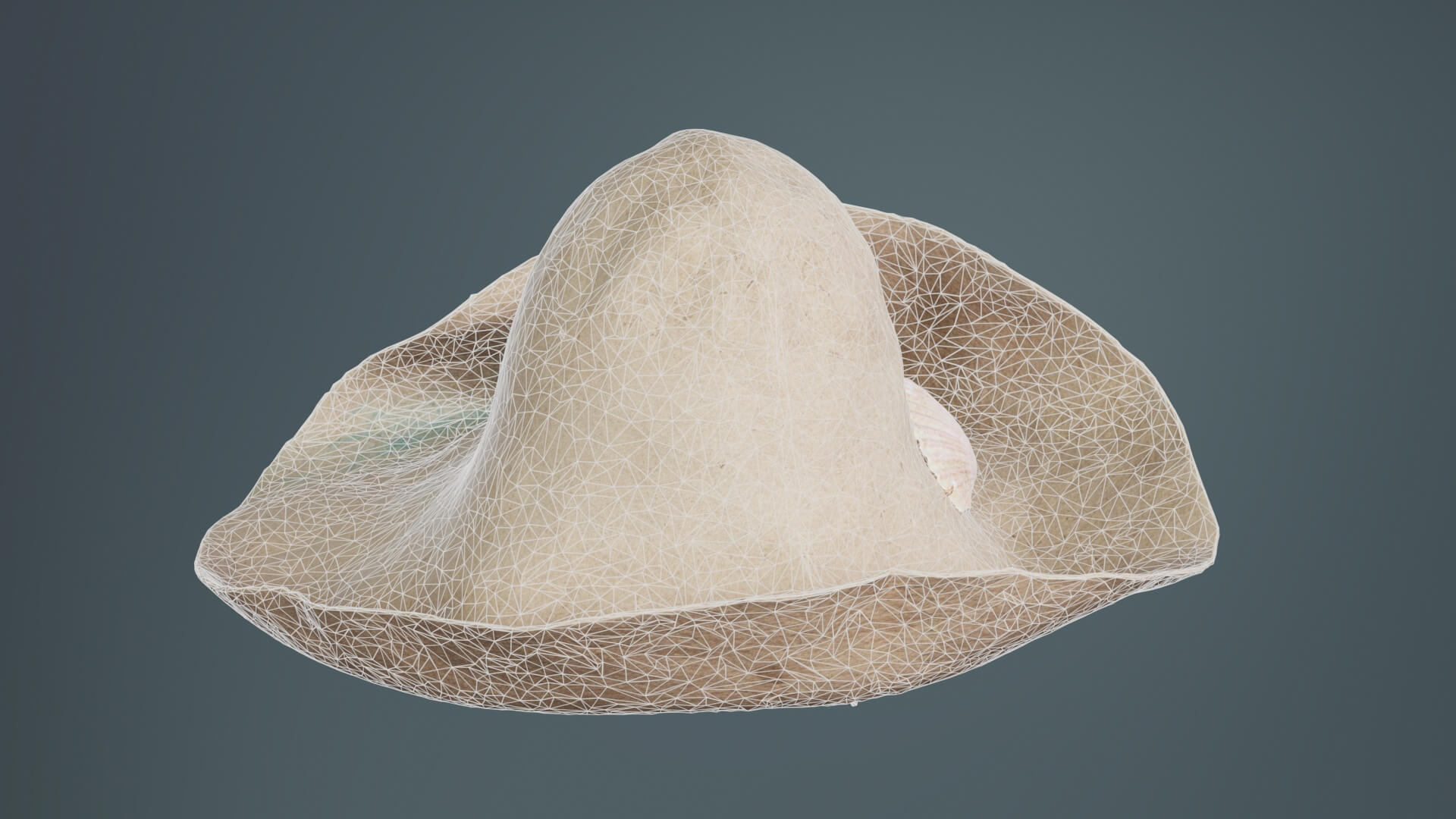 Shell Hat - 3D Model by Polygonal Miniatures