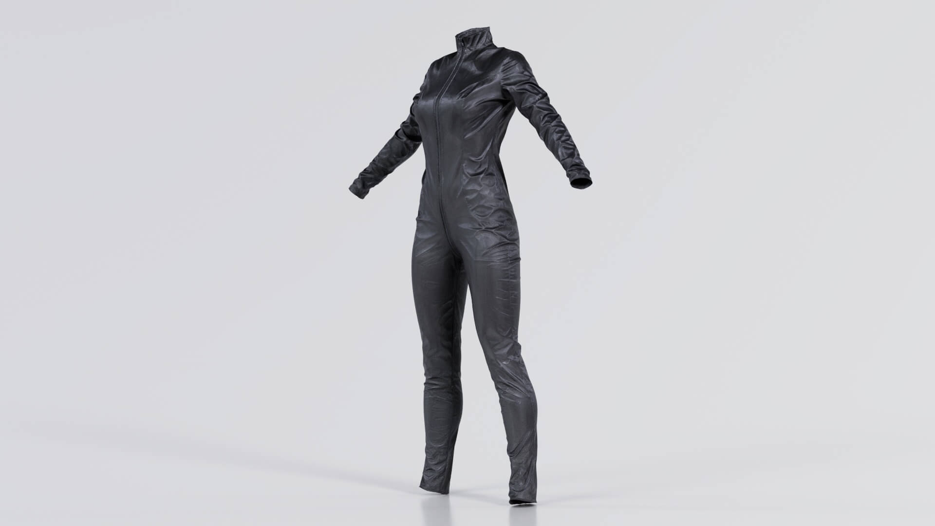 Shiny Detailed Catsuit - 3D Model by Polygonal Miniatures