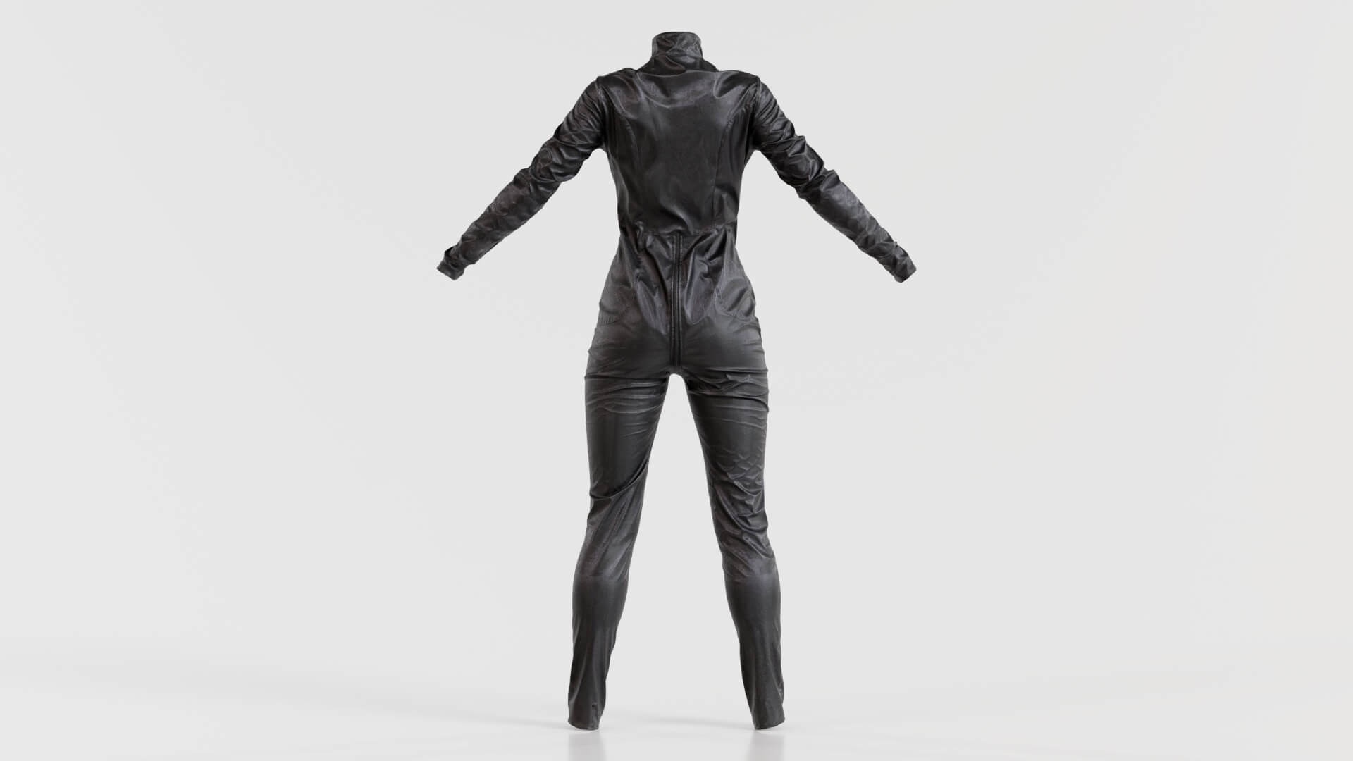 Shiny Detailed Catsuit - 3D Model by Polygonal Miniatures