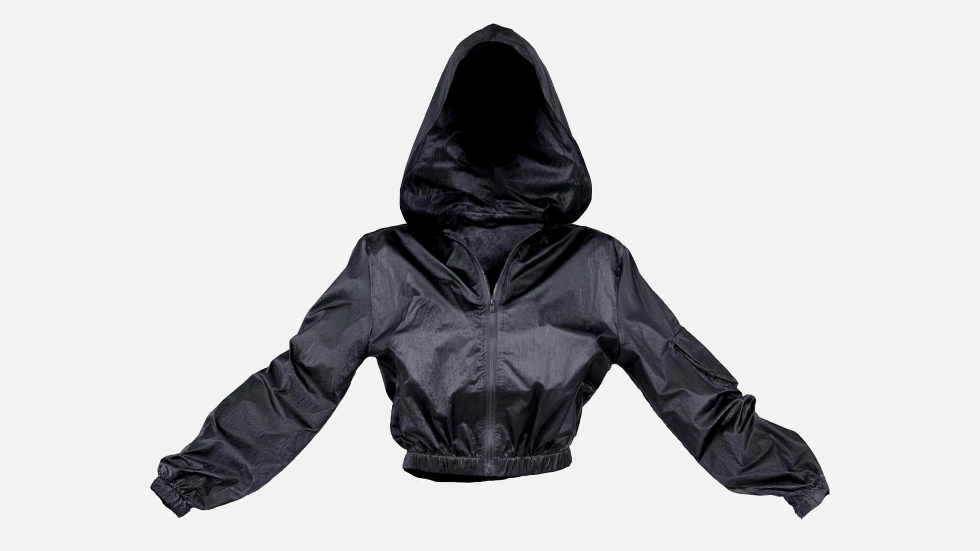 Shiny Hoodie Jacket - 3D Model by Polygonal Miniatures
