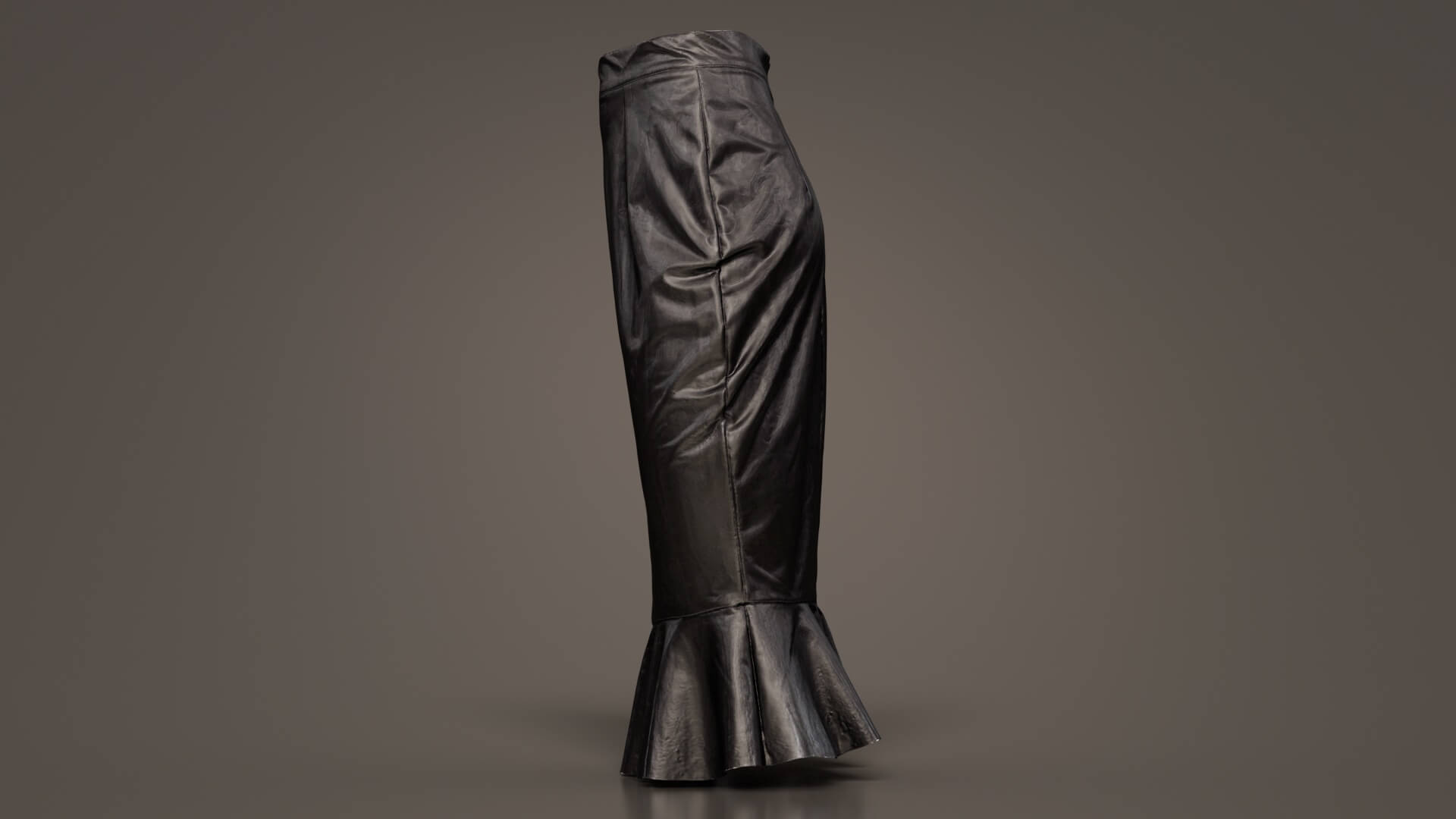 Shiny Mermaid Skirt - 3D Model by Polygonal Miniatures