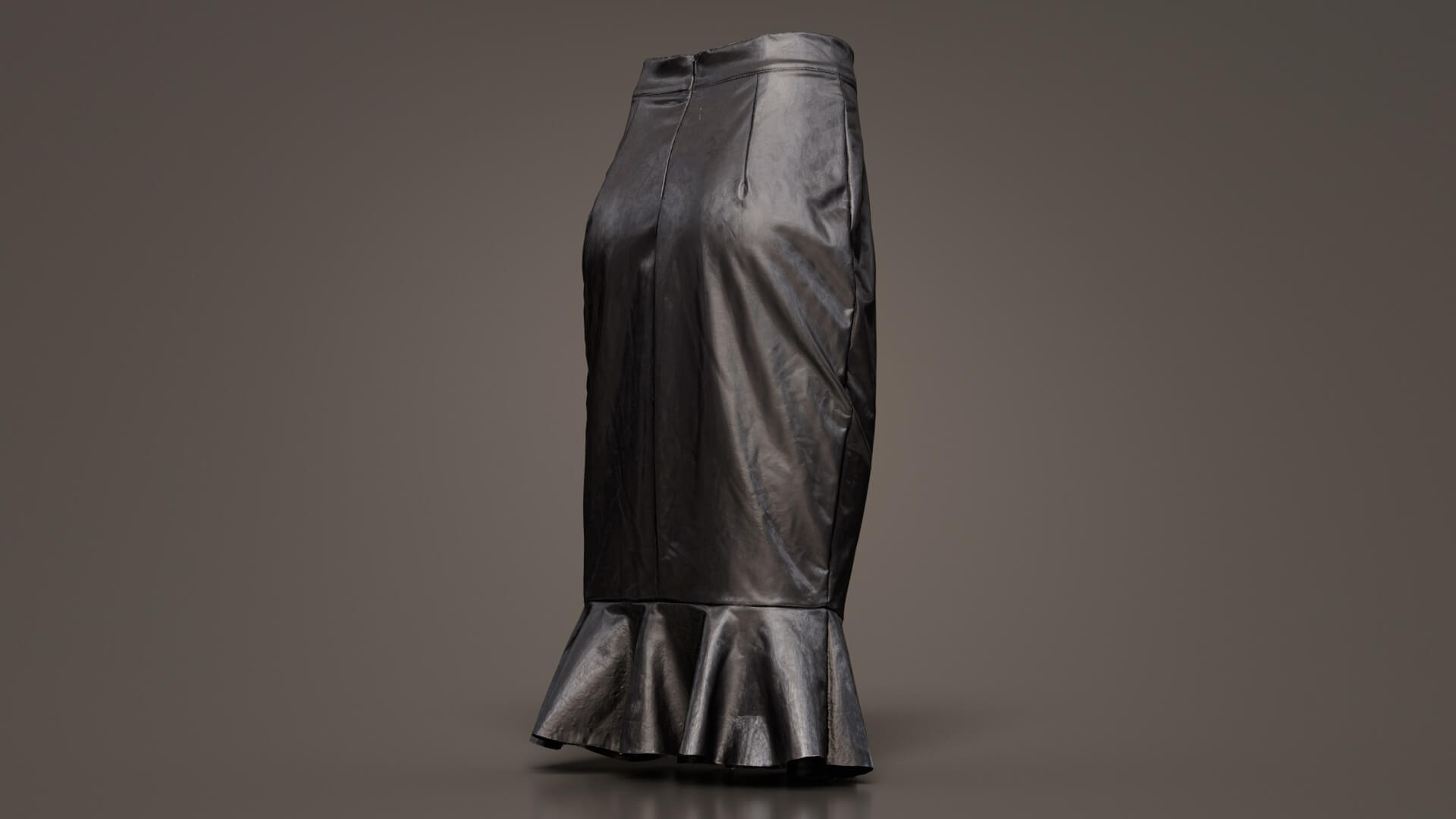 Shiny Mermaid Skirt - 3D Model by Polygonal Miniatures