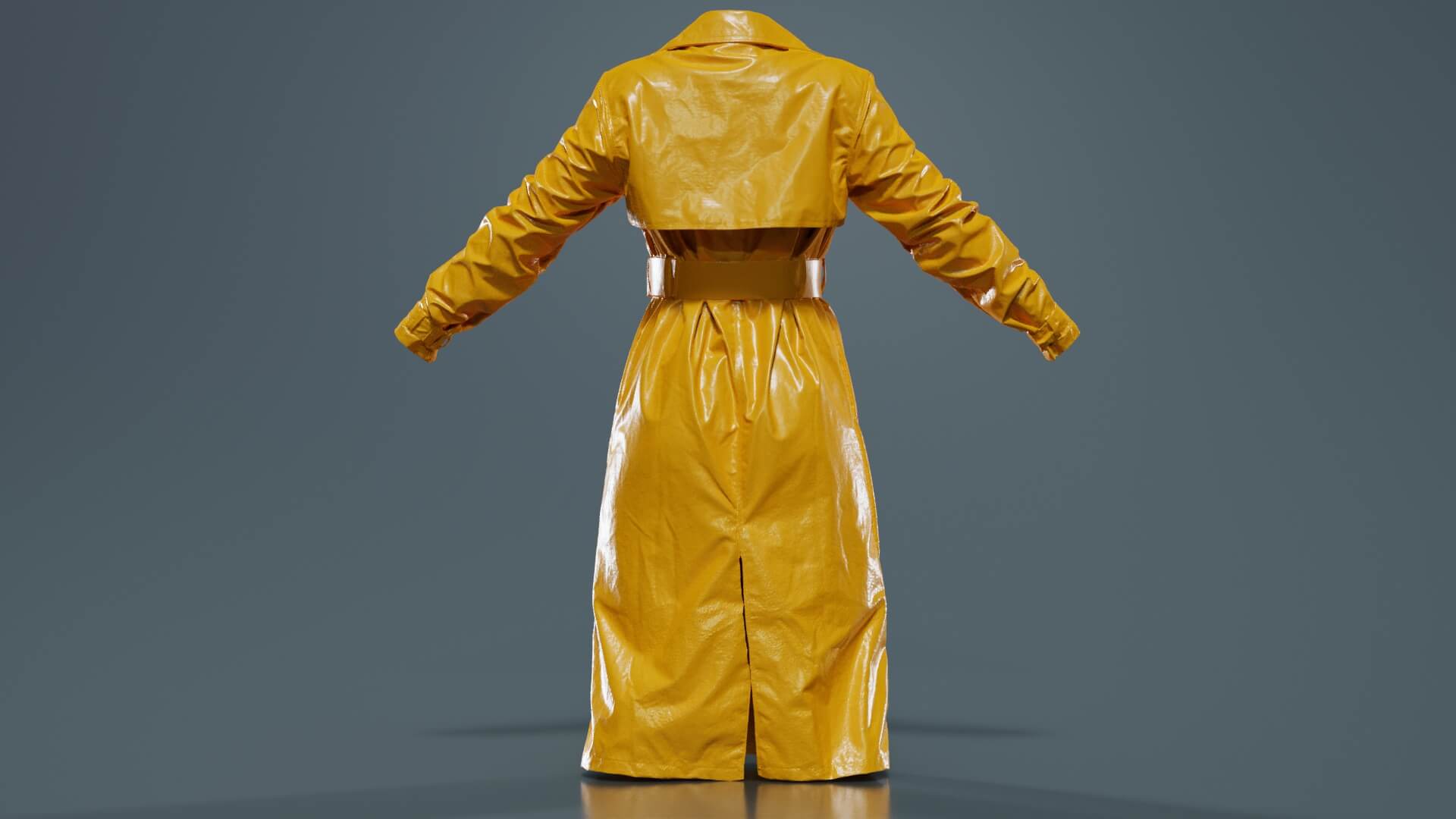 Shiny Trench - 3D Model by Polygonal Miniatures