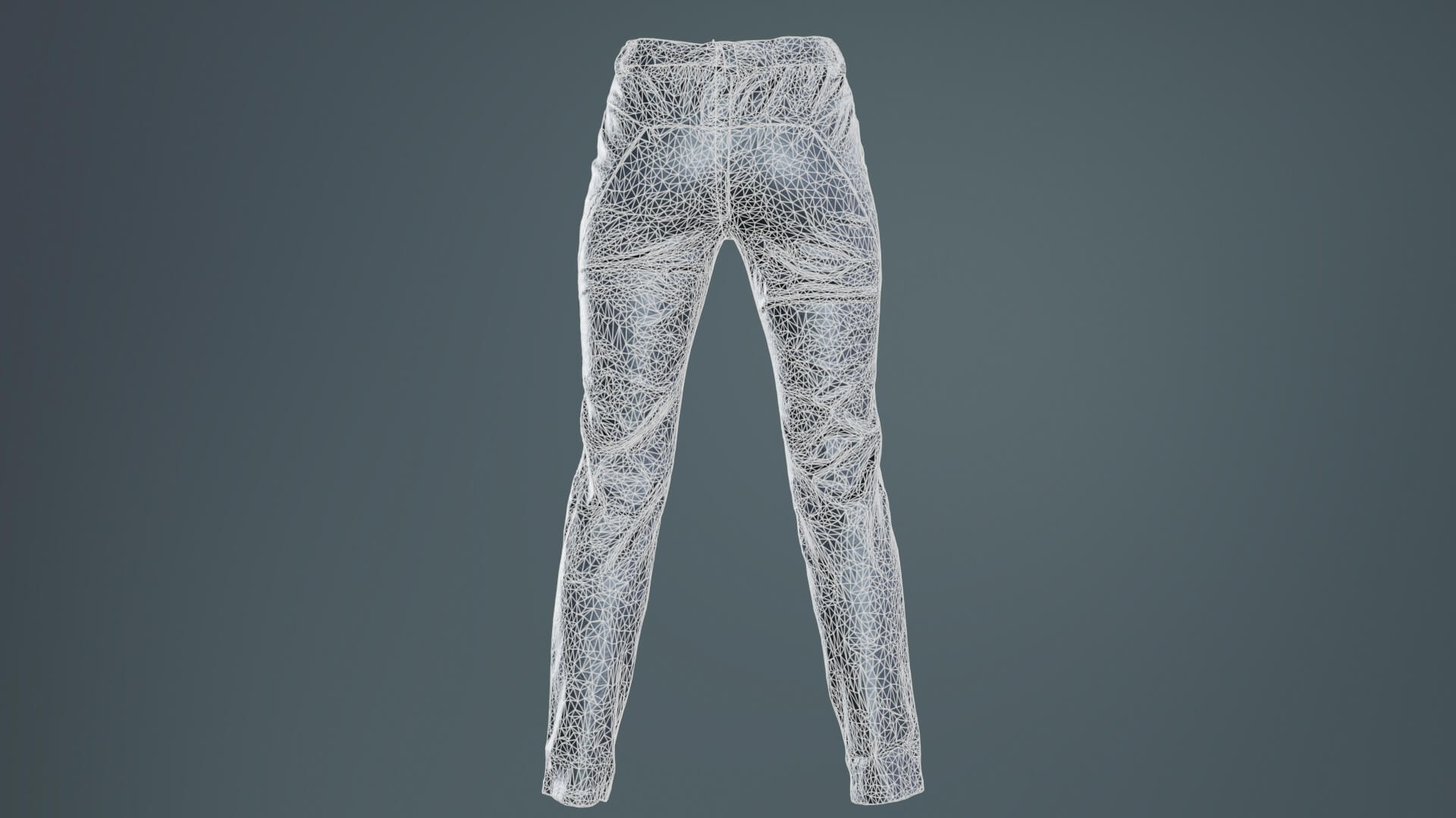 Shiny Vinyl Decoration Pants - 3D Model by Polygonal Miniatures