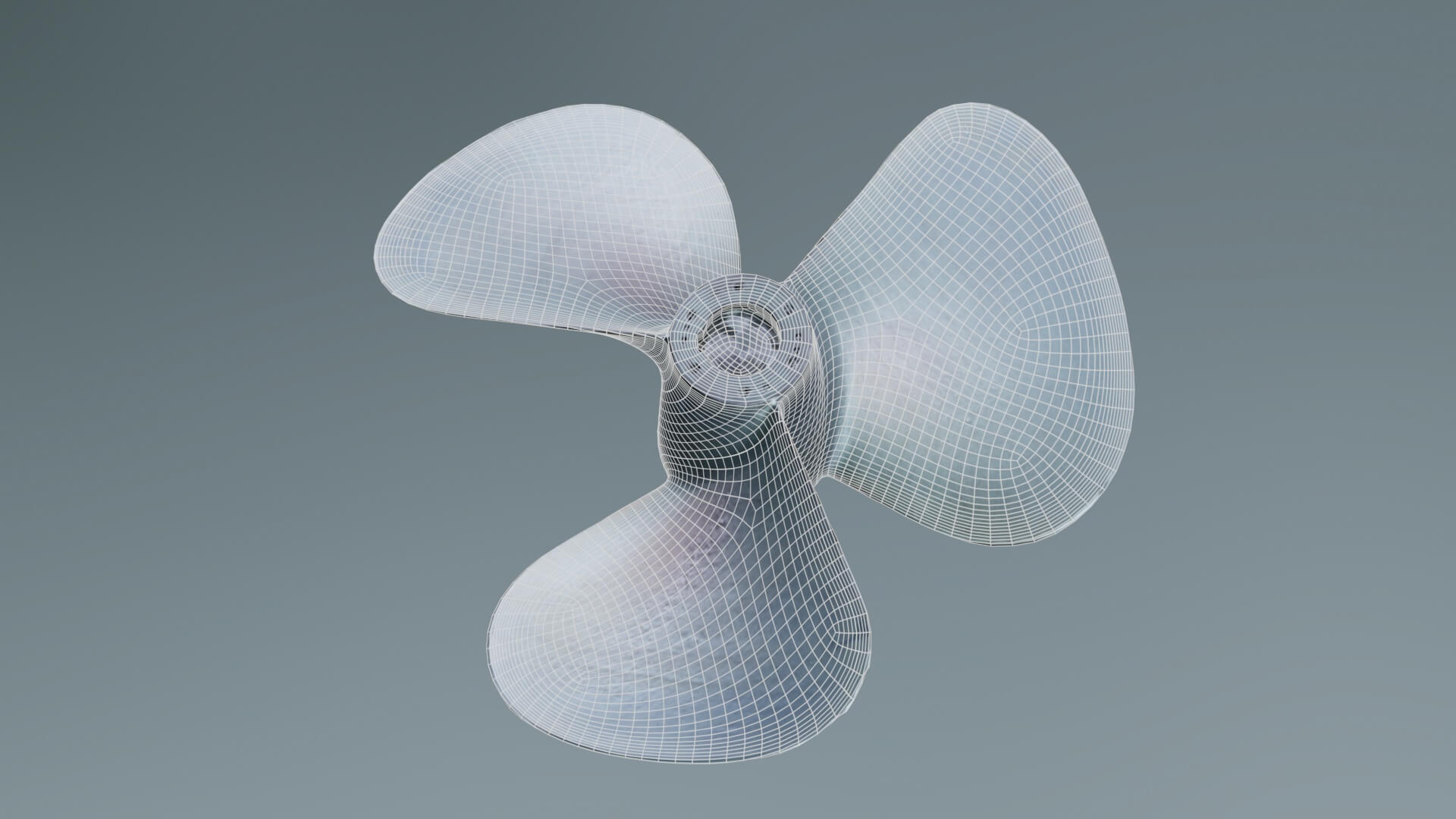 Ship Propellor Screw 01 - 3D Model by Polygonal Miniatures