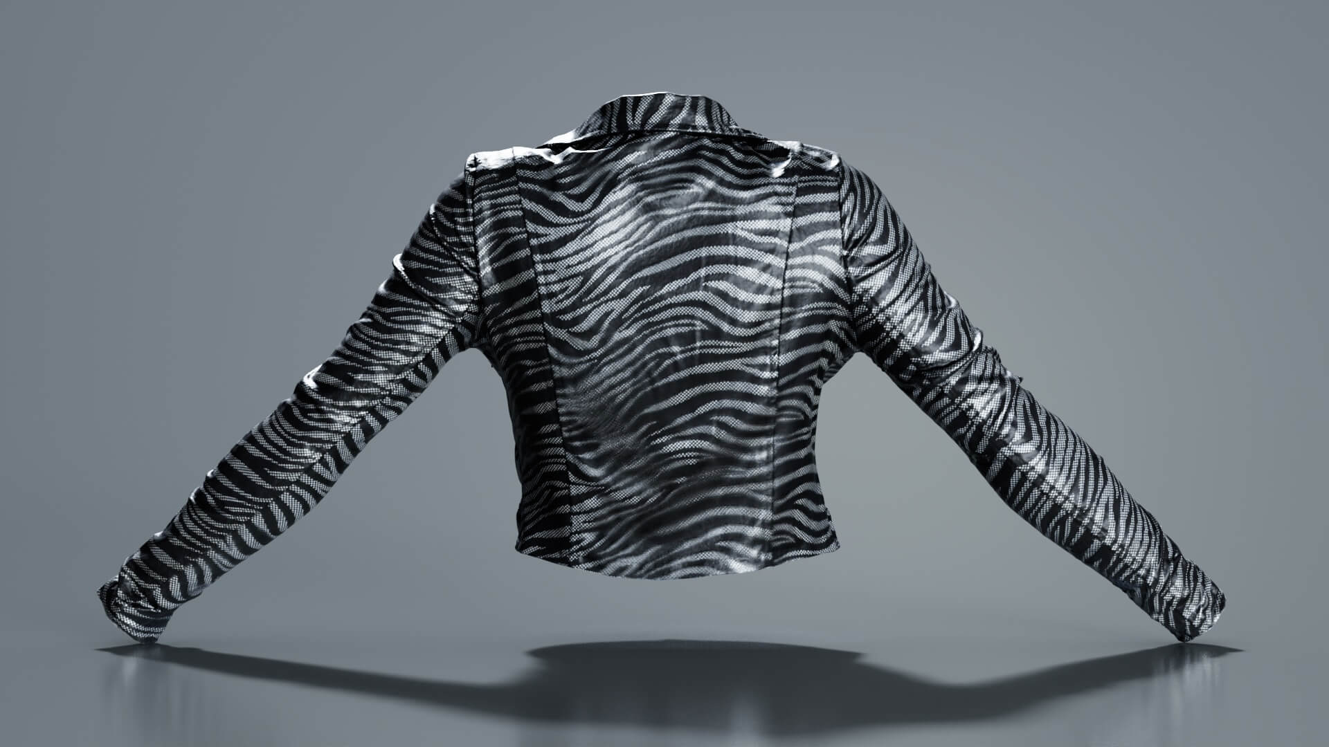Silver Zebra Jacket - 3D Model by Polygonal Miniatures